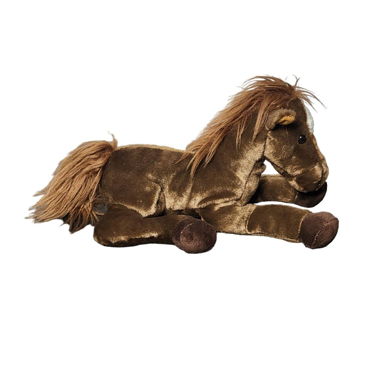 Aurora Brown Horse Plush Stuffed Animal Brand:... - Depop