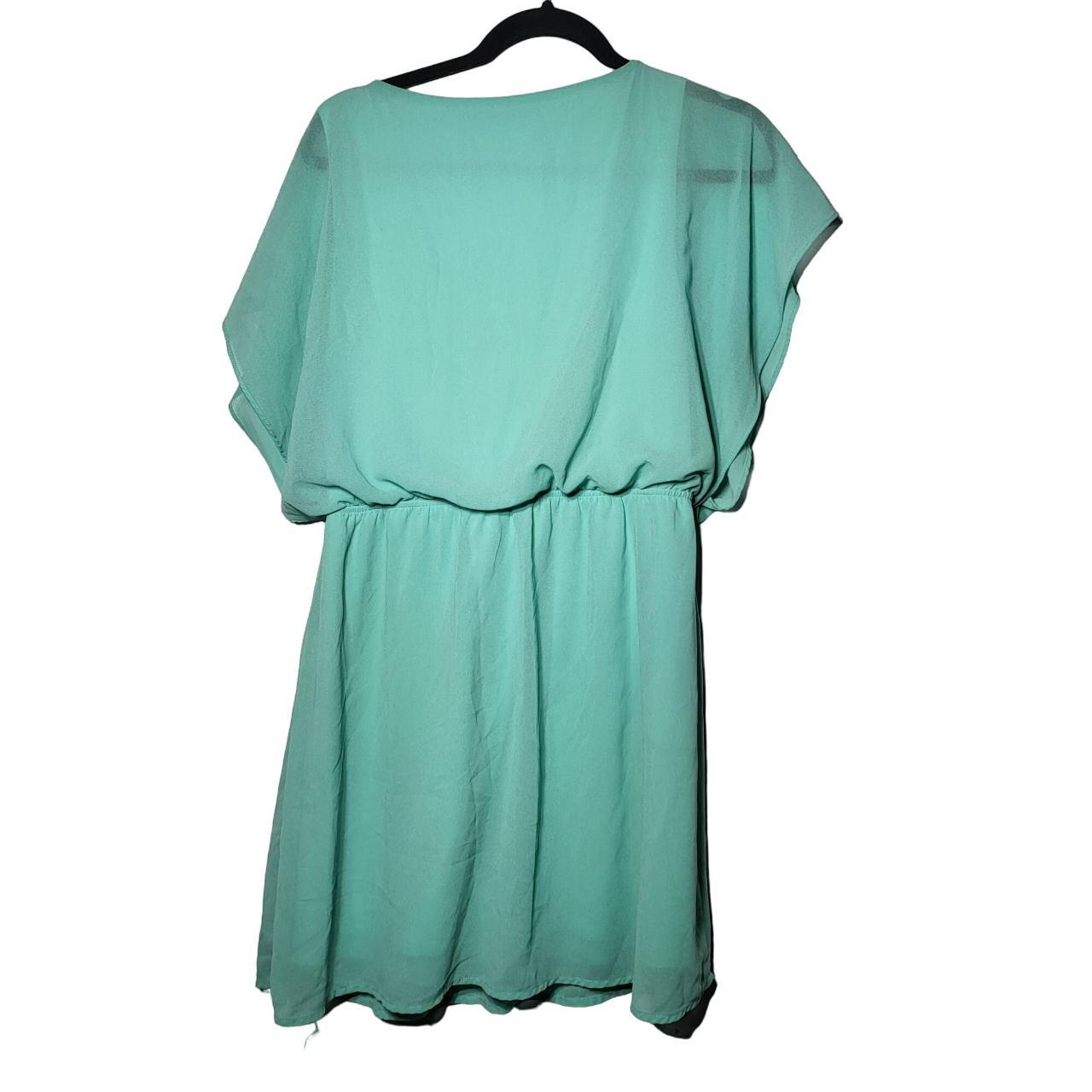 Miami Women's Sheer Embroidered Short Sleeve Flowy... - Depop