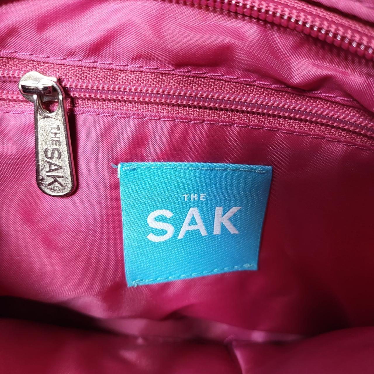 Vintage The Sak Rainbow Striped Crochet Shoulder Bag... - Depop