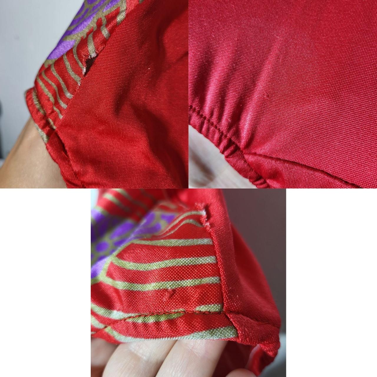 Vintage 70's Perfect Fit by Roxanne Red One Piece... - Depop