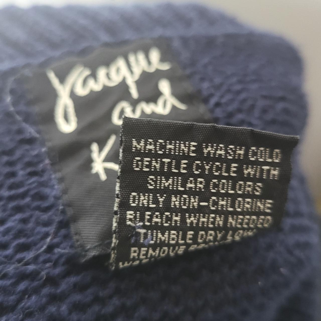 Jacque and Koko Womens Flag Knit Turtleneck Sweater... - Depop