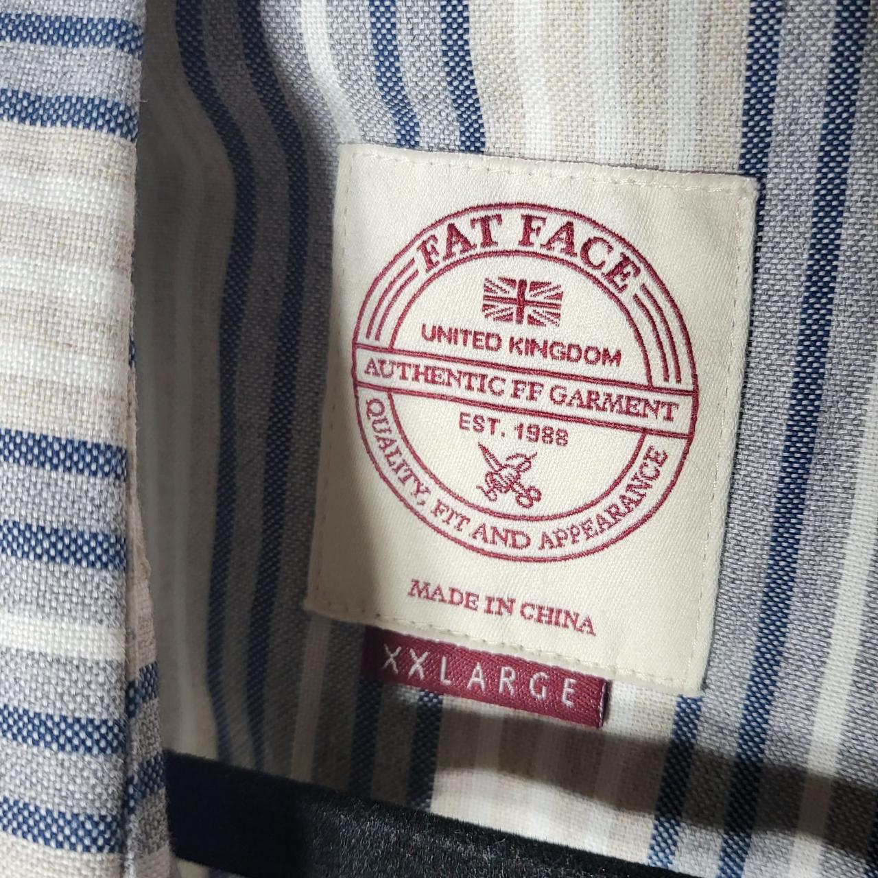 Fat Face Mens Striped Short Sleeve Button Down Shirt... - Depop