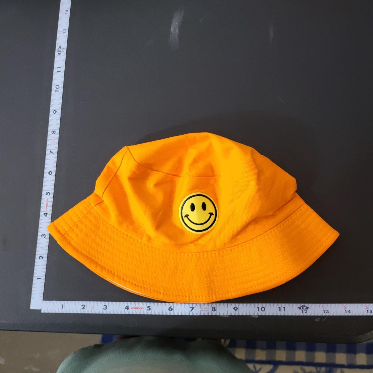 Reversible Smiley Face Bucket Hat Y2k 2000s Retro... - Depop