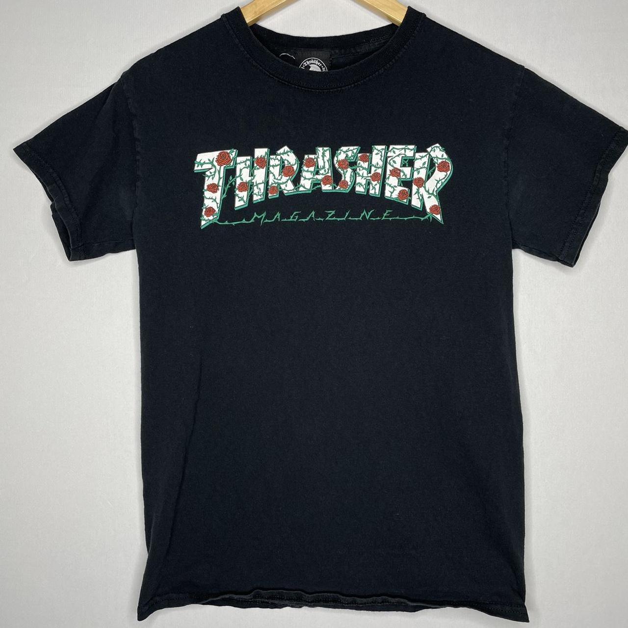 Modern Thrasher Magazine Skateboarding Company Roses... - Depop