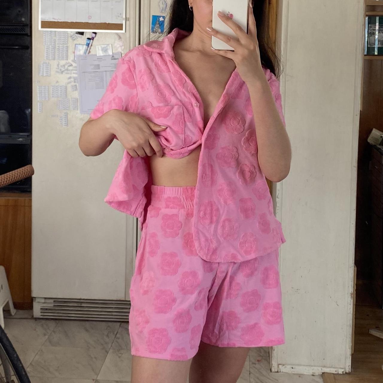 Frankies Bikinis Women's Pink Cover-ups | Depop