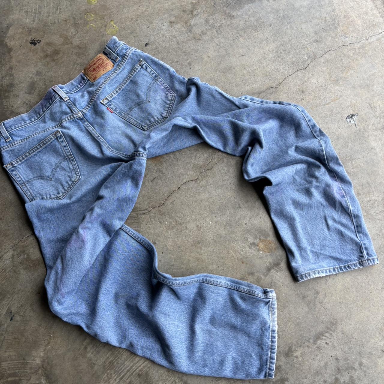 Vintage straight fit Levi’s baggy jeans, they are... | Depop