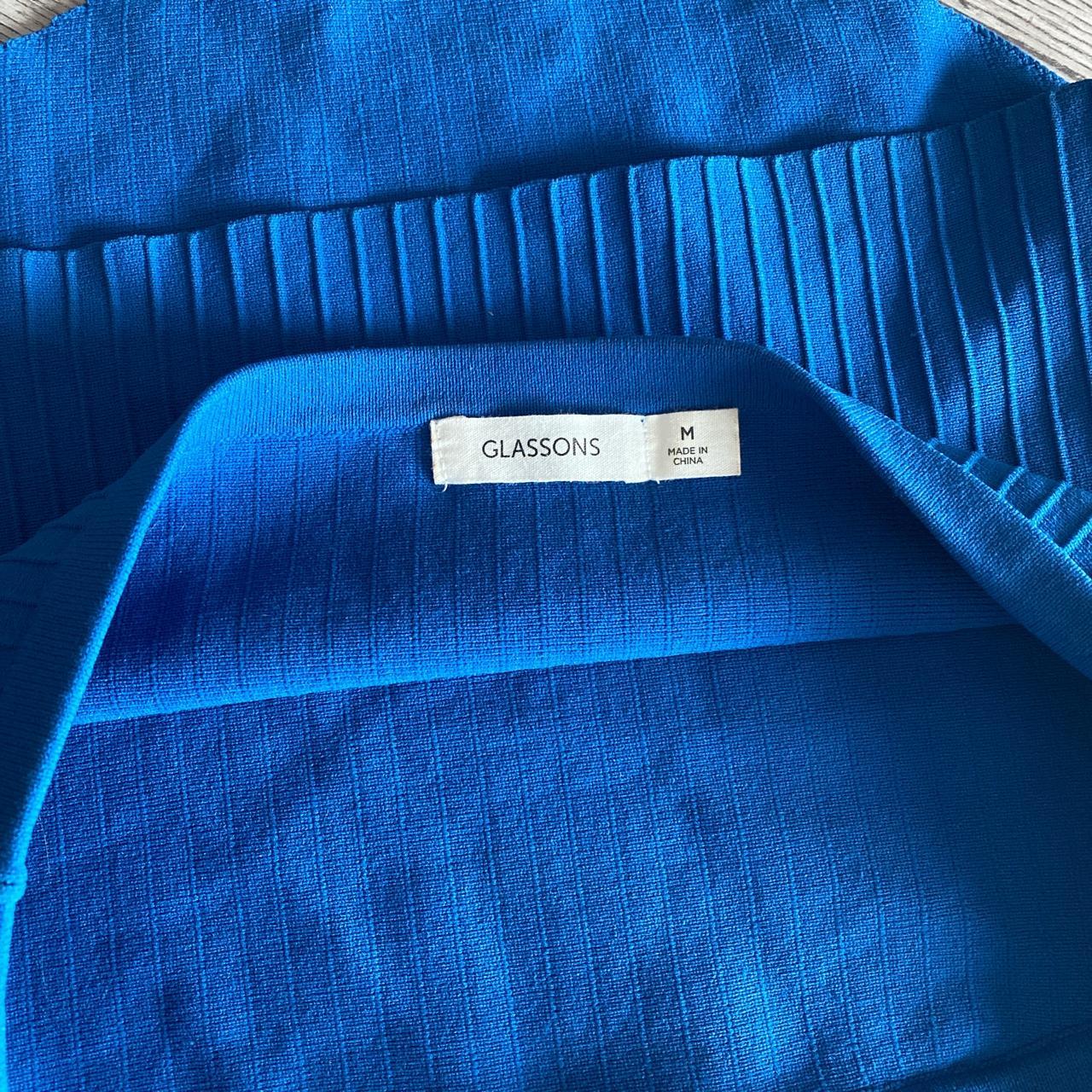 glassons corset deep blue size m - Depop