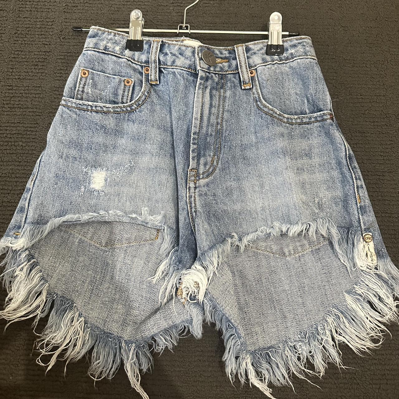 One Teaspoon Shorts Ignore : aje, bec and... - Depop