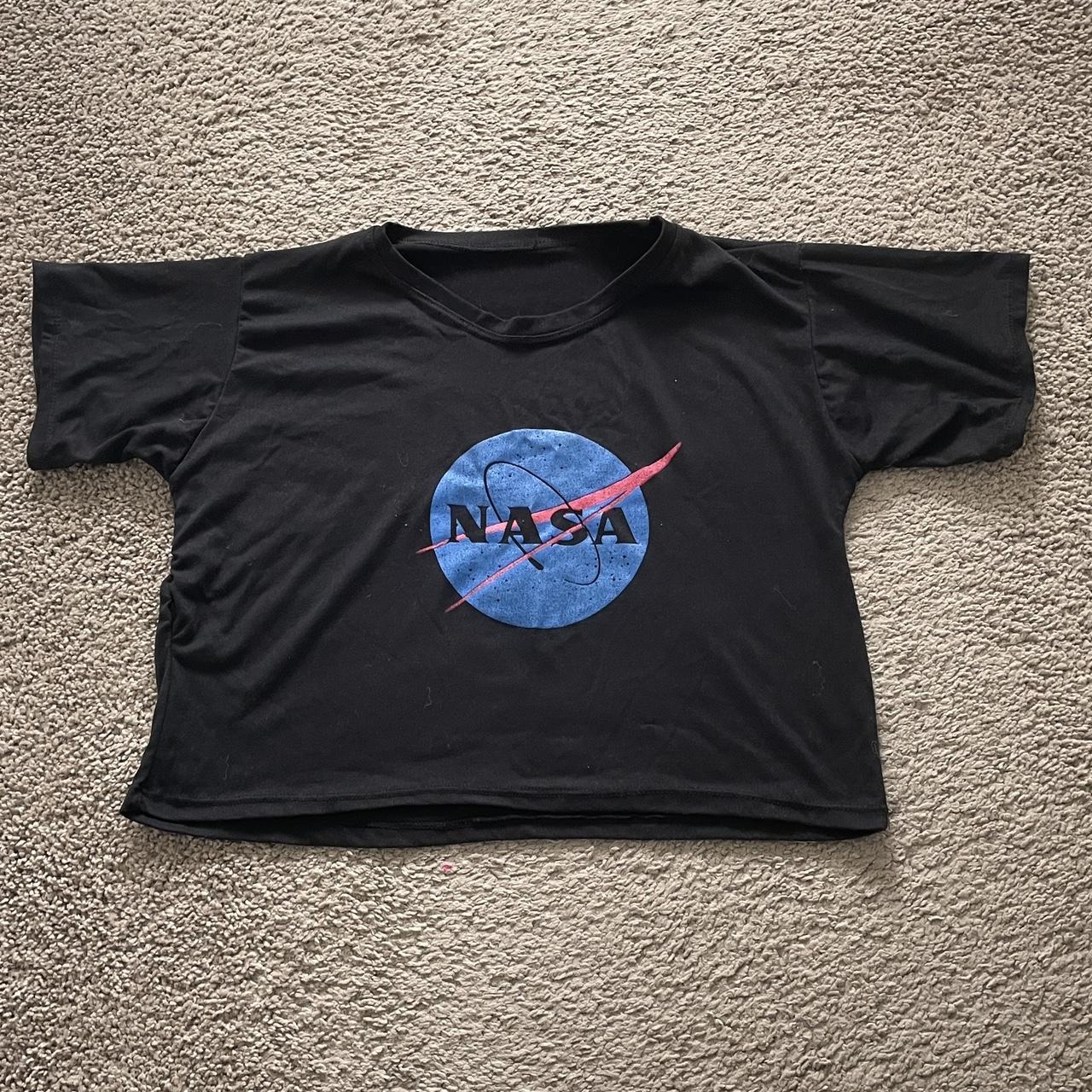 NASA crop tee only worn once!! - Depop