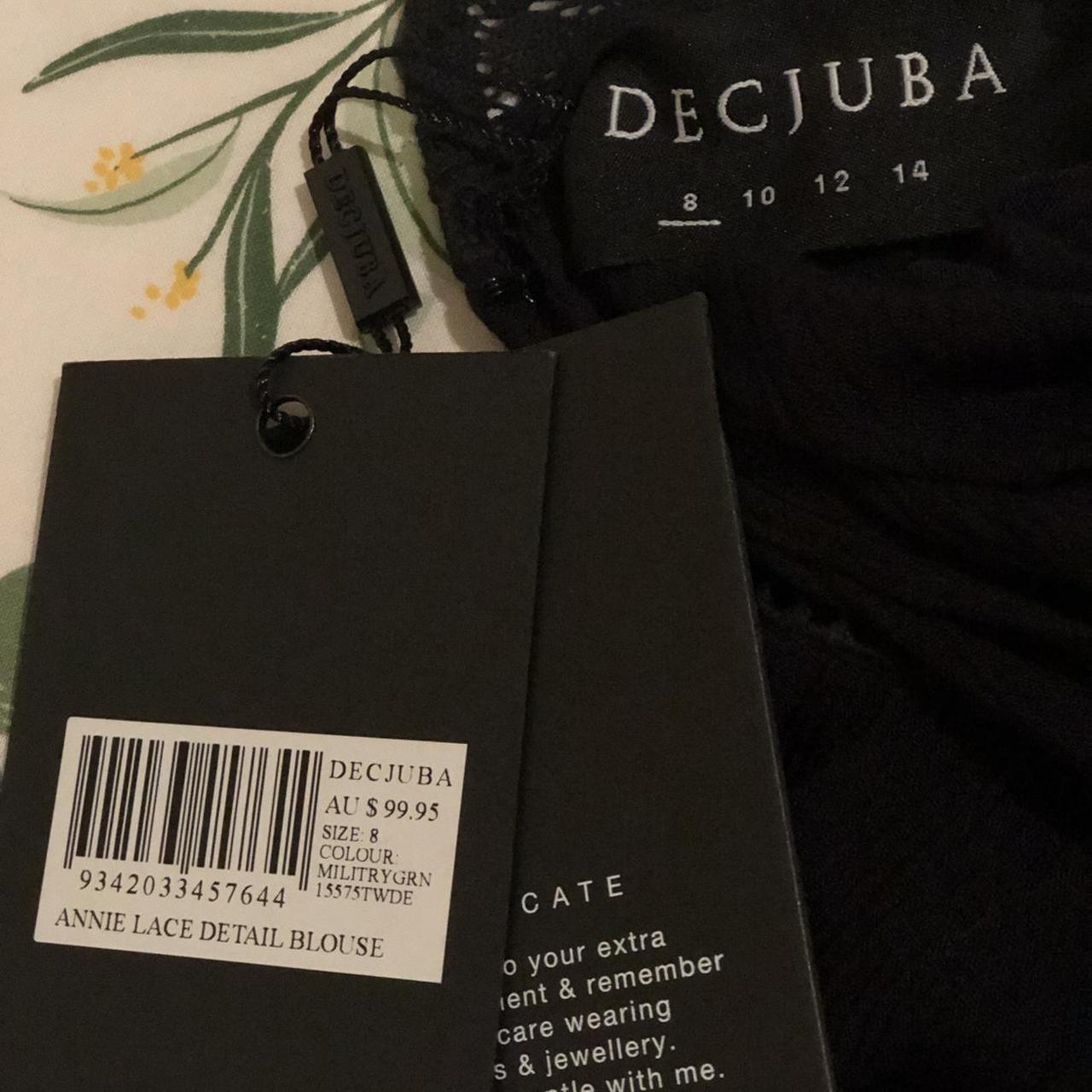 Decjuba lace detail long sleeve shirt, military... - Depop