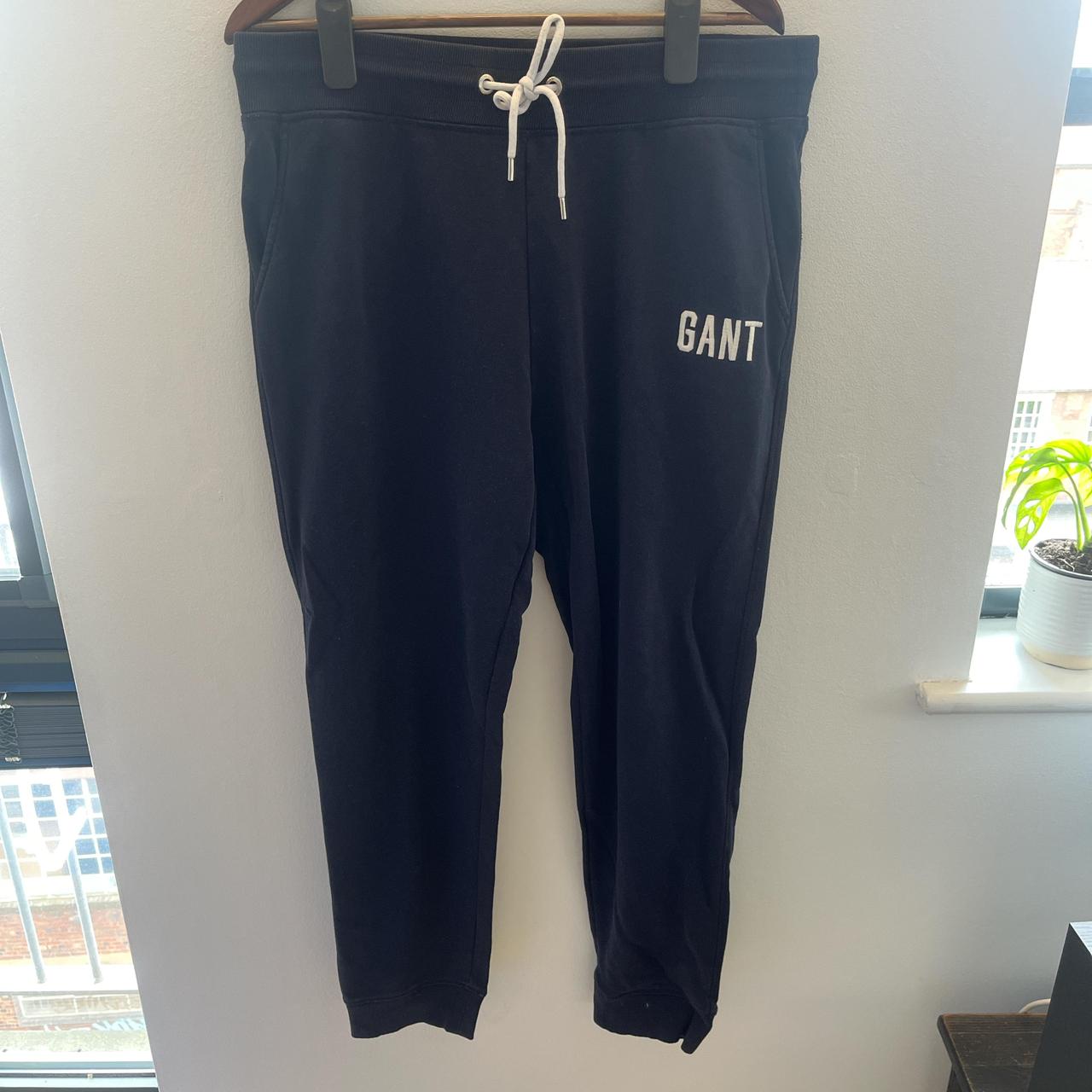 GANT blue joggers Size: XL - Depop