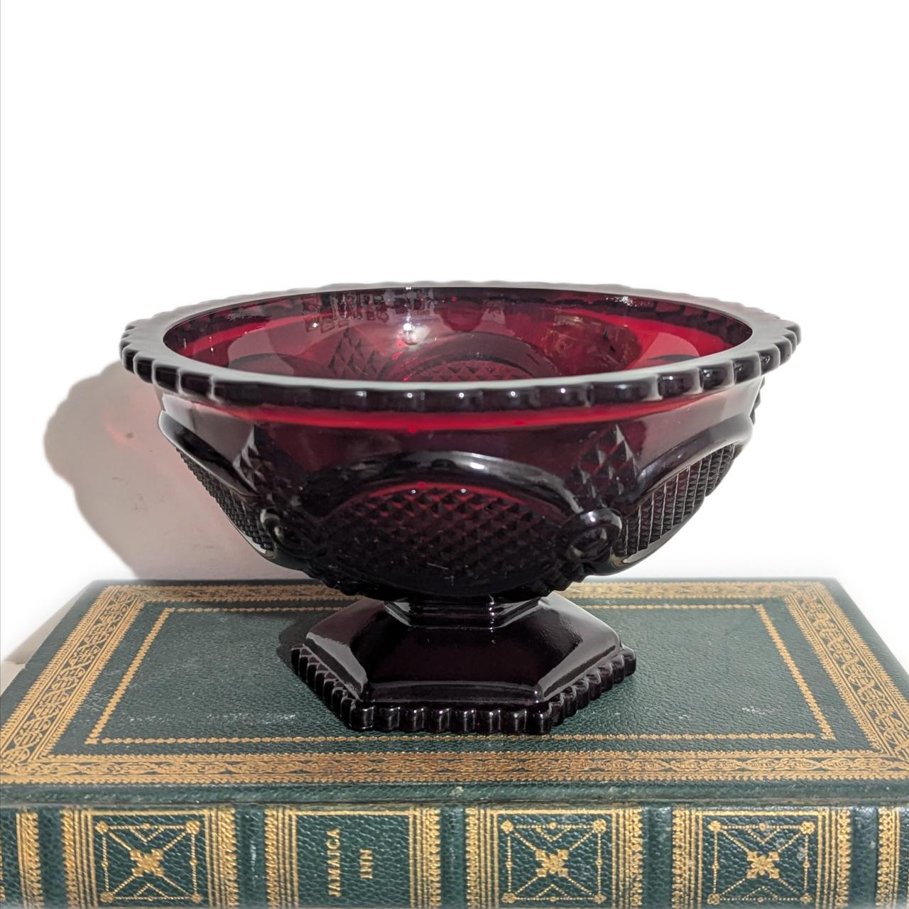 Vintage Avon Cape Cod Candy Dish Vintage Avon Red... - Depop