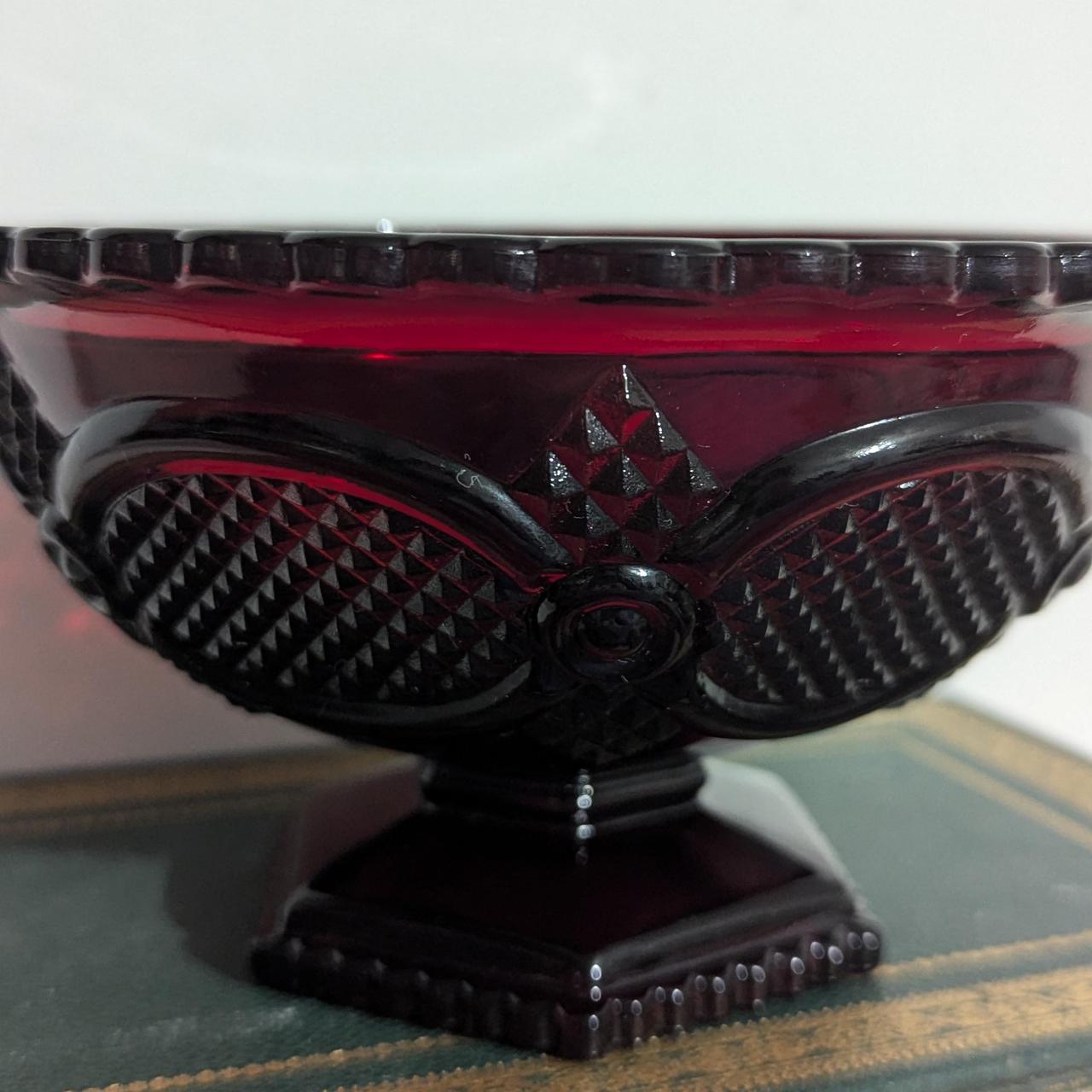 Vintage Avon Cape Cod Candy Dish Vintage Avon Red... - Depop