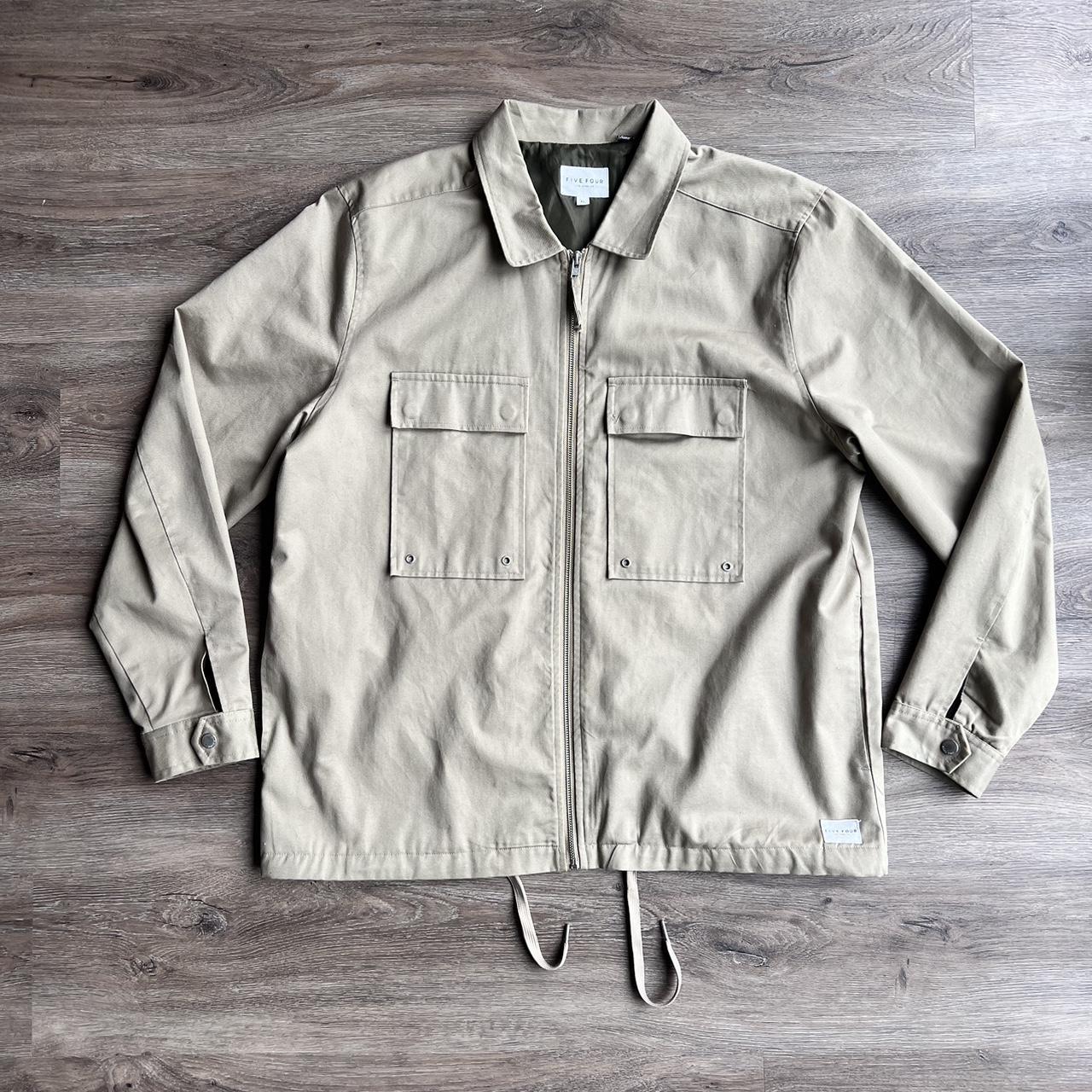 Five Four Tan Work Jacket Thin techwear... | Depop