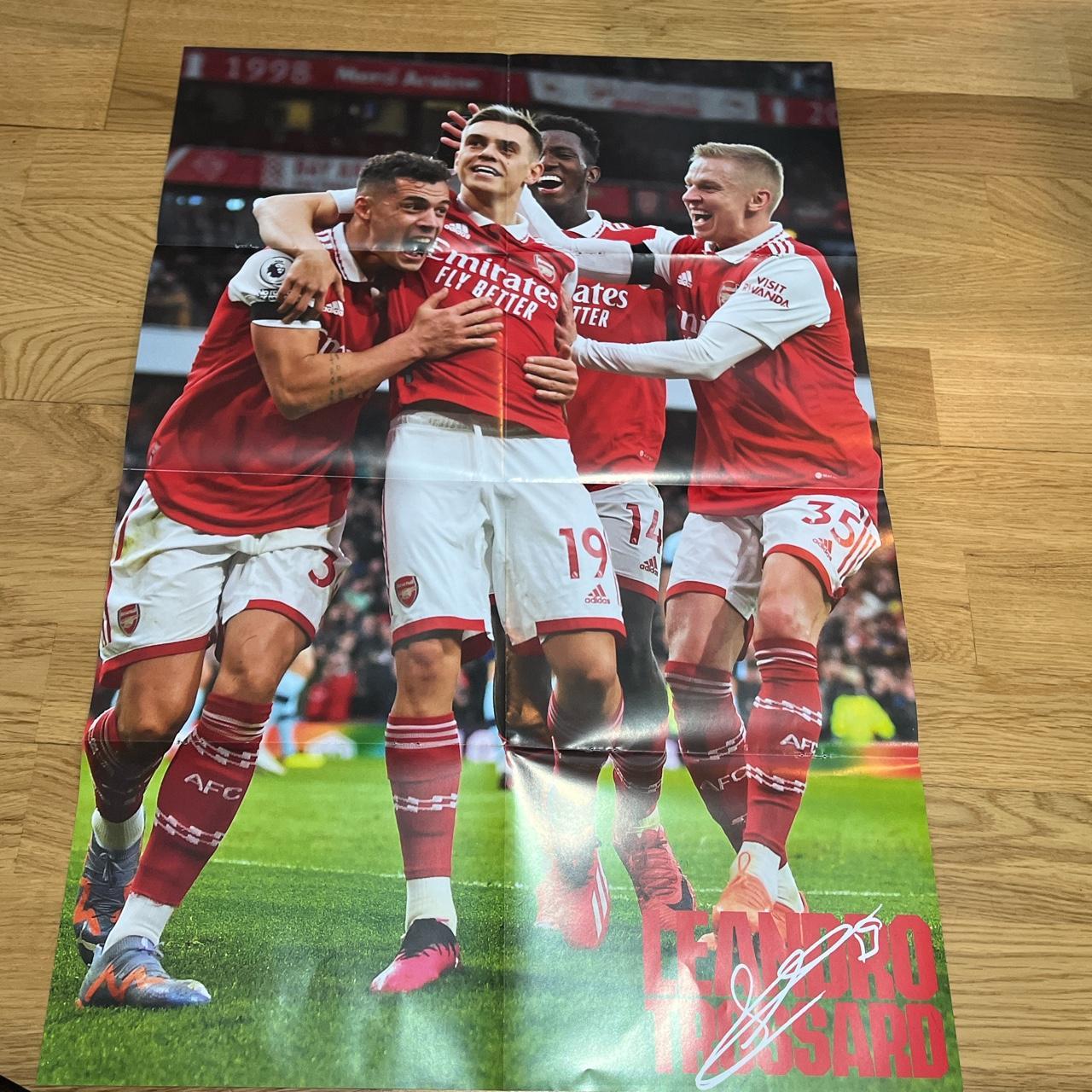 Arsenal Leandro Trossard 22/23 poster Very good... - Depop