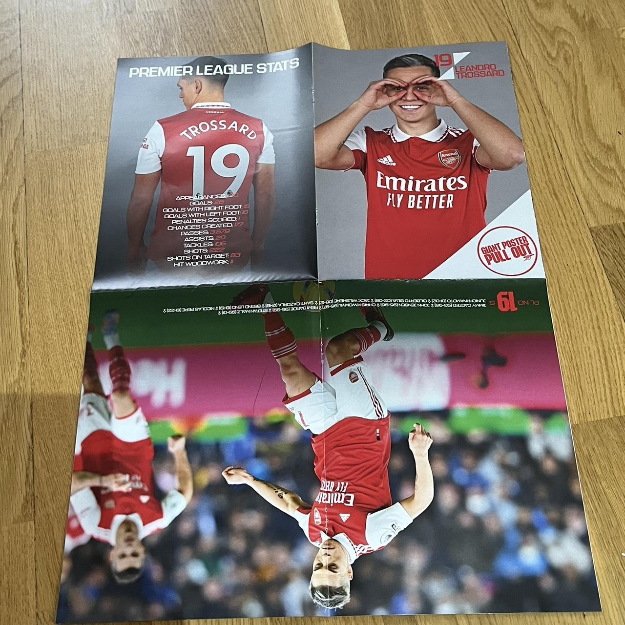 Arsenal Leandro Trossard 22/23 poster Very good... - Depop