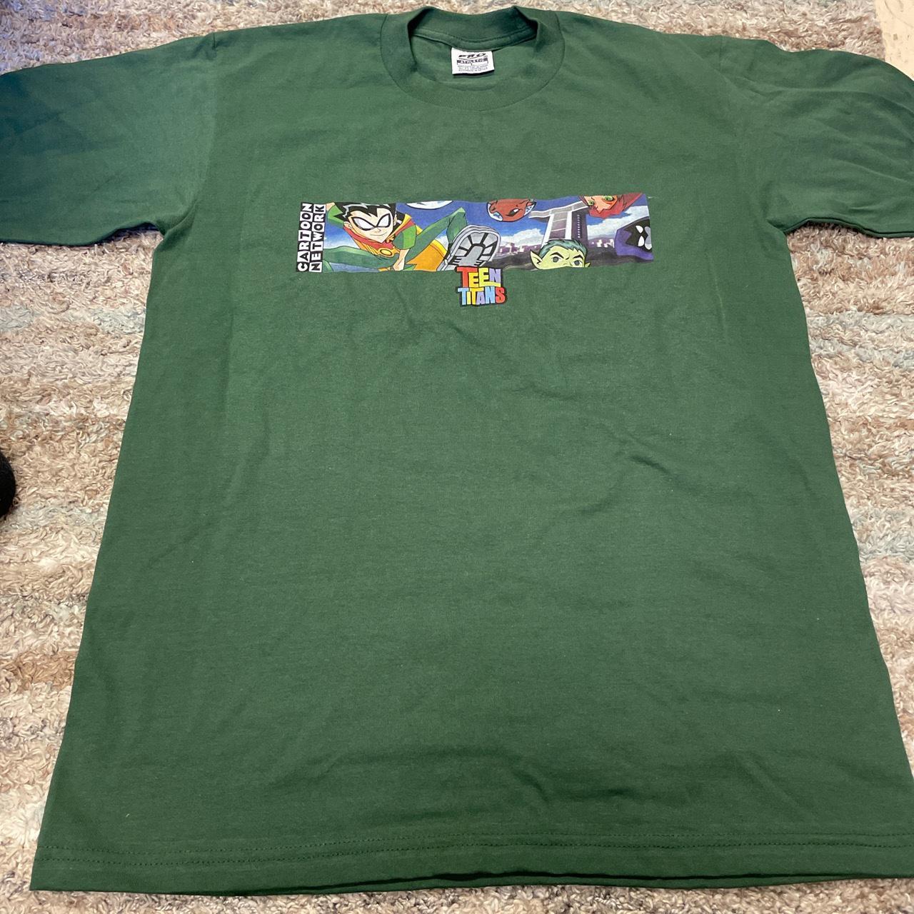 Modern Cartoon Network Box Logo Teen Titan Shirt... - Depop