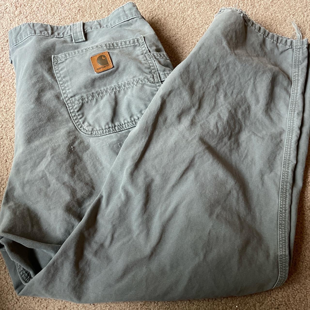 Carhartt B151 Fat Cargo Pants 42 x 30. Belt loop has... - Depop