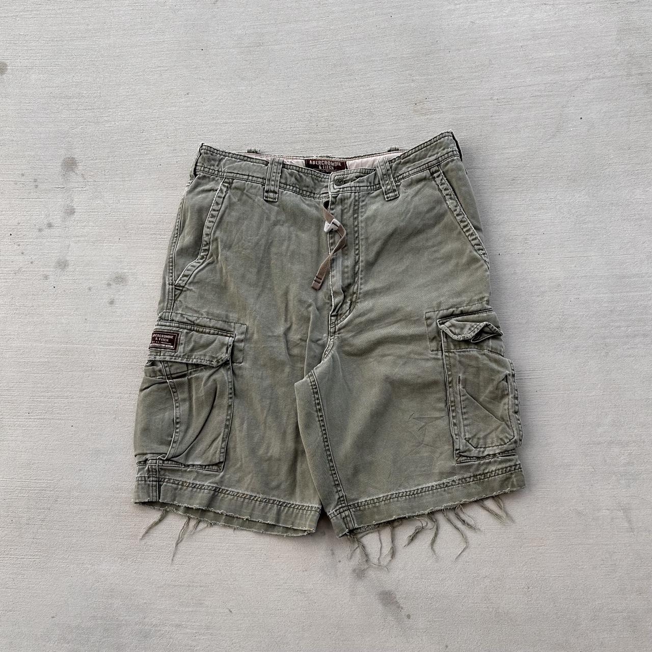 Vintage 00s Faded Olive Green Abercrombie & Fitch... - Depop