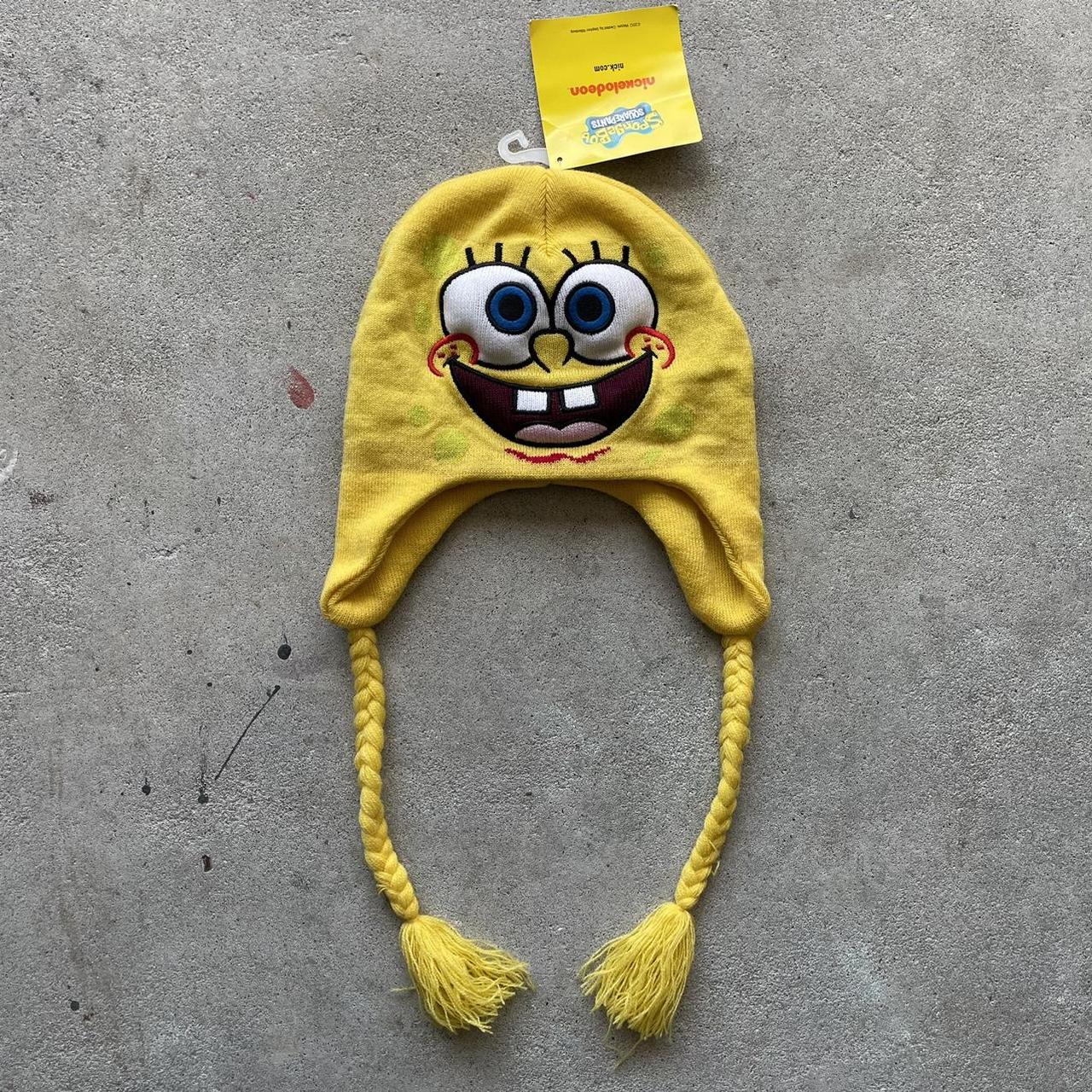 Vintage Y2k 2000’s SpongeBob Beanie Tagged as a... - Depop
