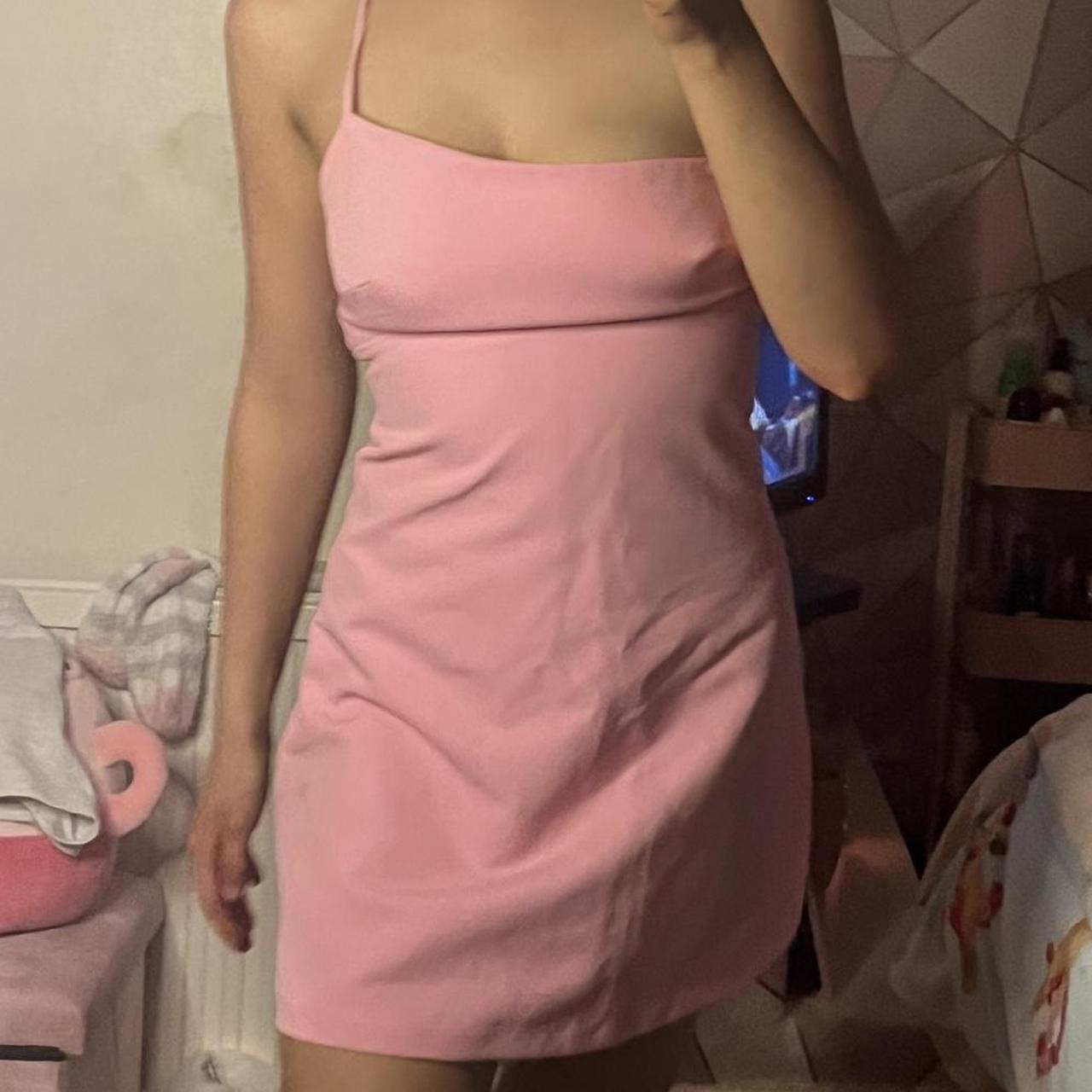 Pink Zara Dress Shorts Underneath Shown On 53 For Depop