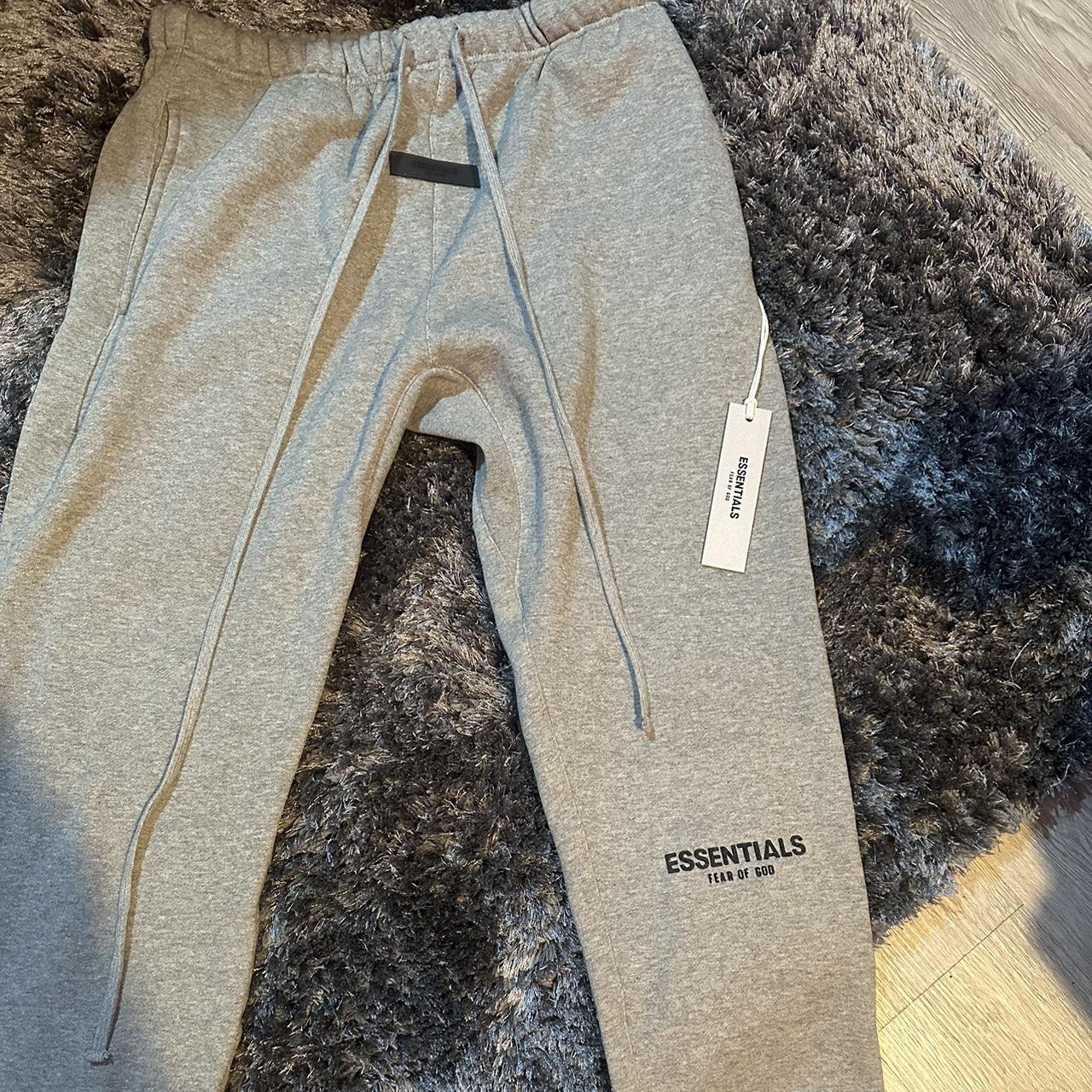 Essentials joggers Colour: sage, not dark... - Depop