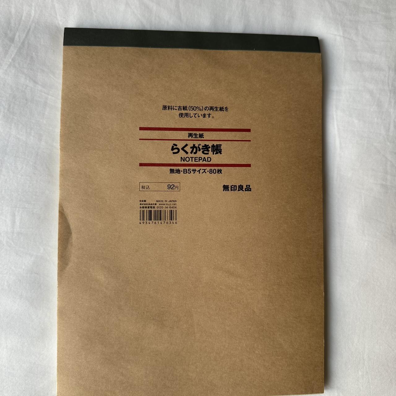 Muji notepad | Depop