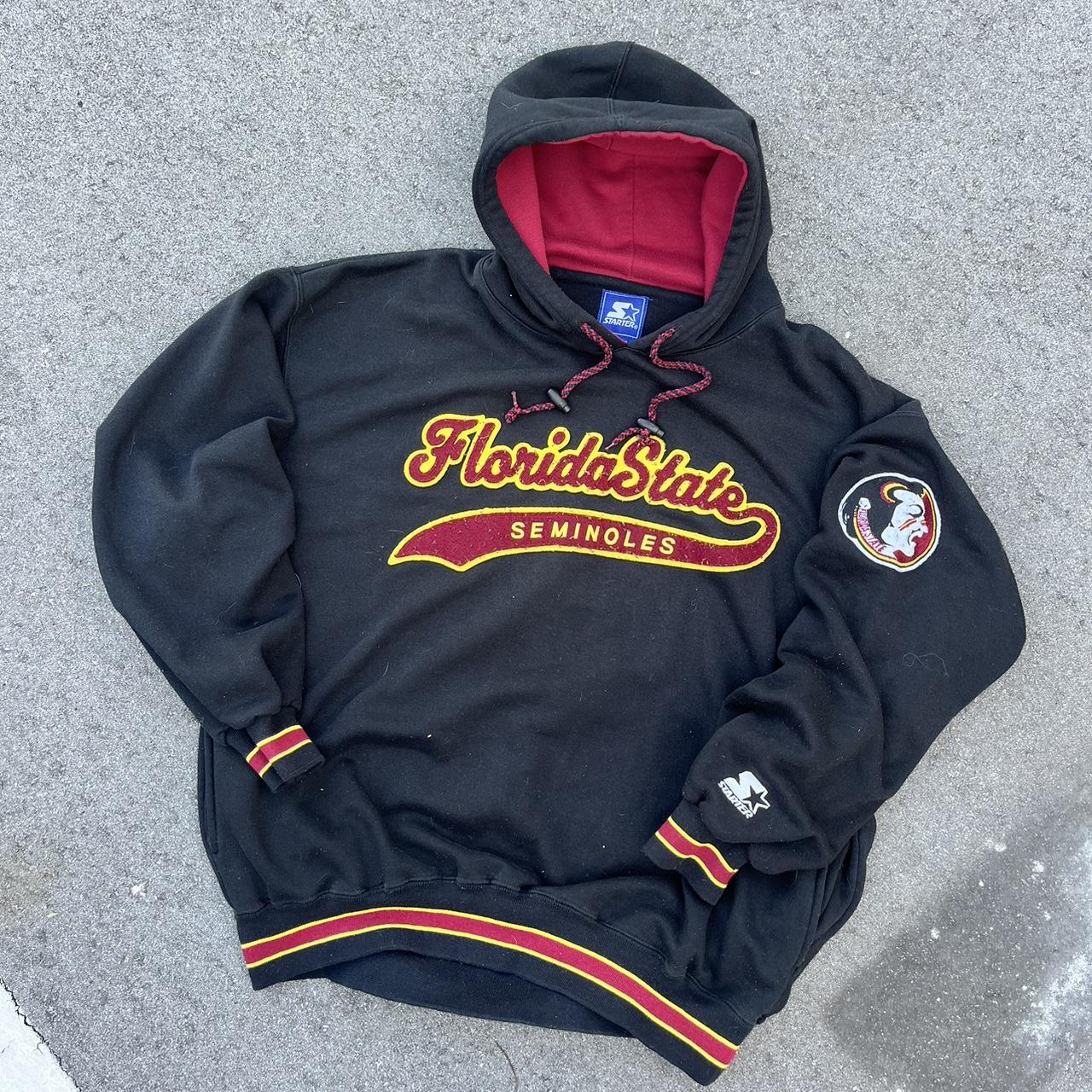 90s FSU starters hoodie No holes or stains Great... - Depop