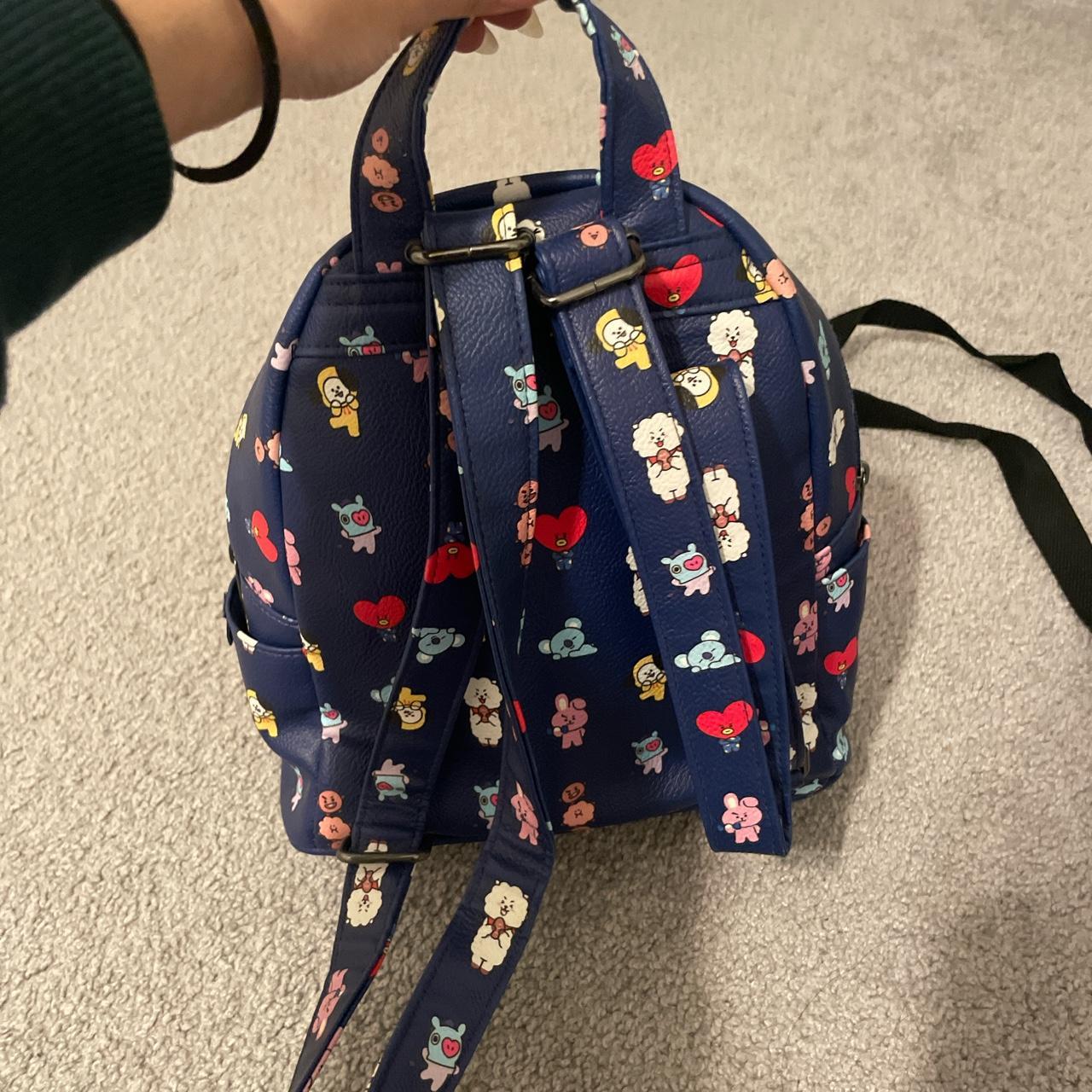 bts bt21 small backpack - excellent condition -... - Depop