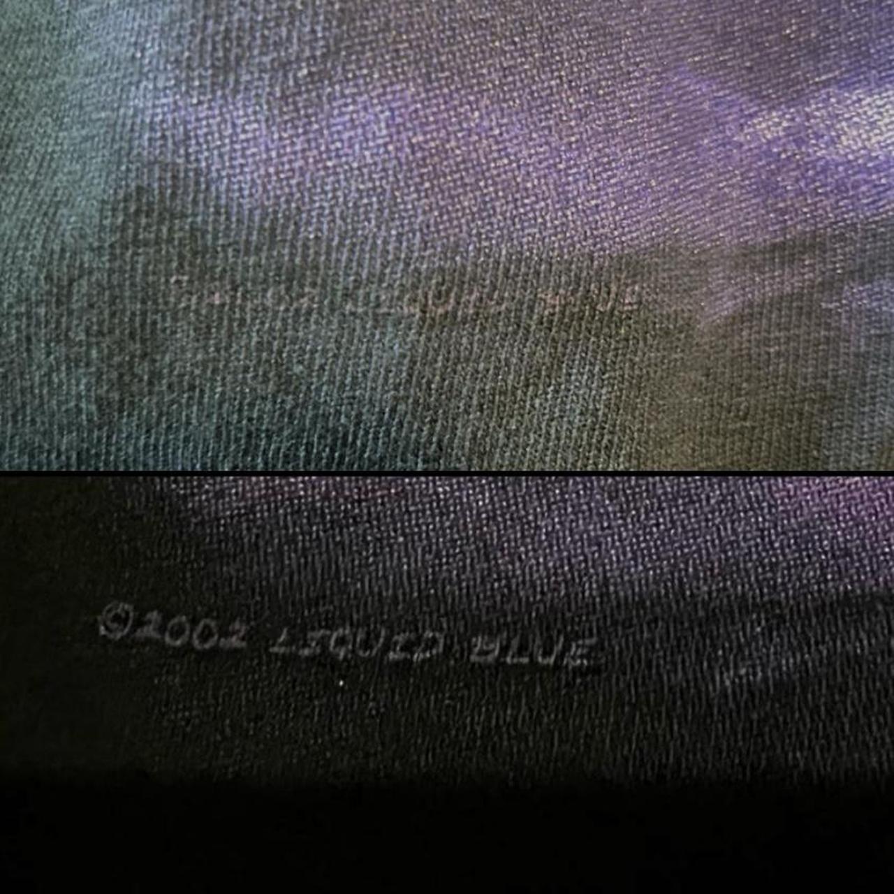 vintage 00’s liquid blue dragon tee size:... - Depop