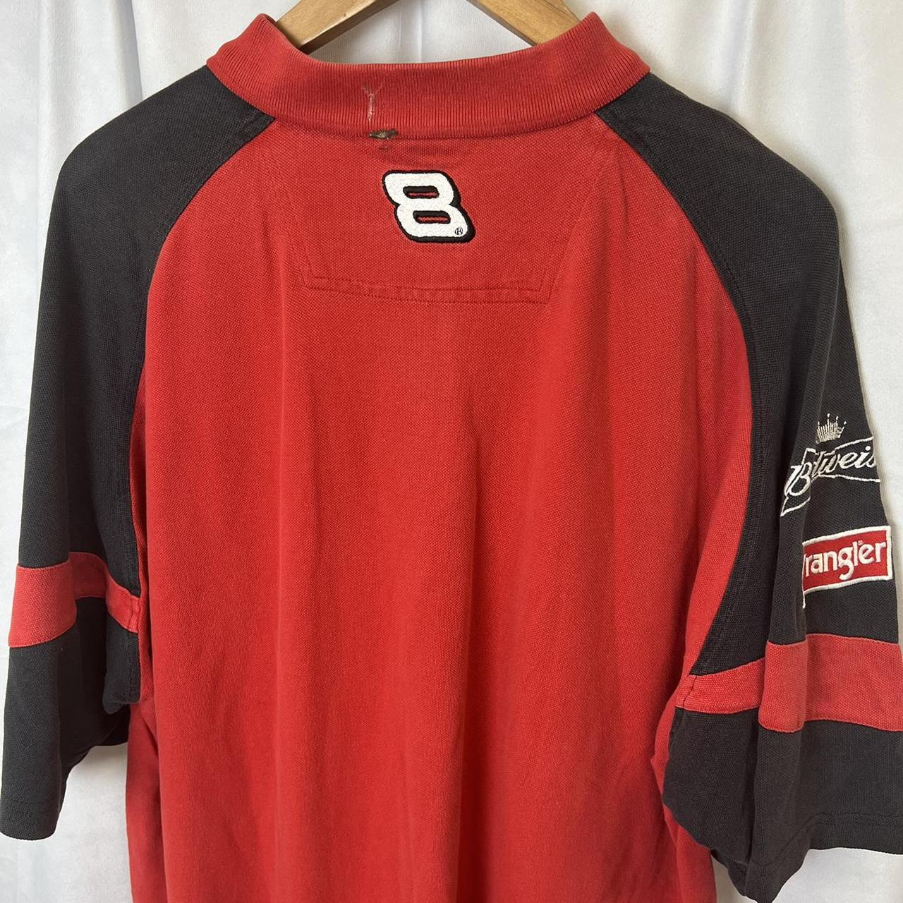 Vintage Nascar Budweiser Button Up Polo Shirt This... - Depop