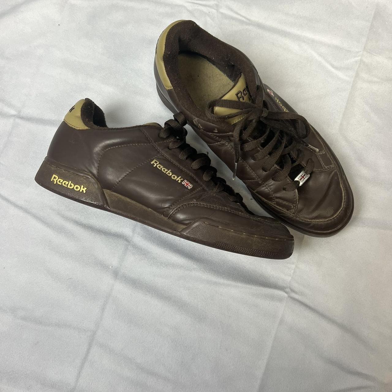 Brown Reebok Classic Trainers Size 7 1/2 These... - Depop