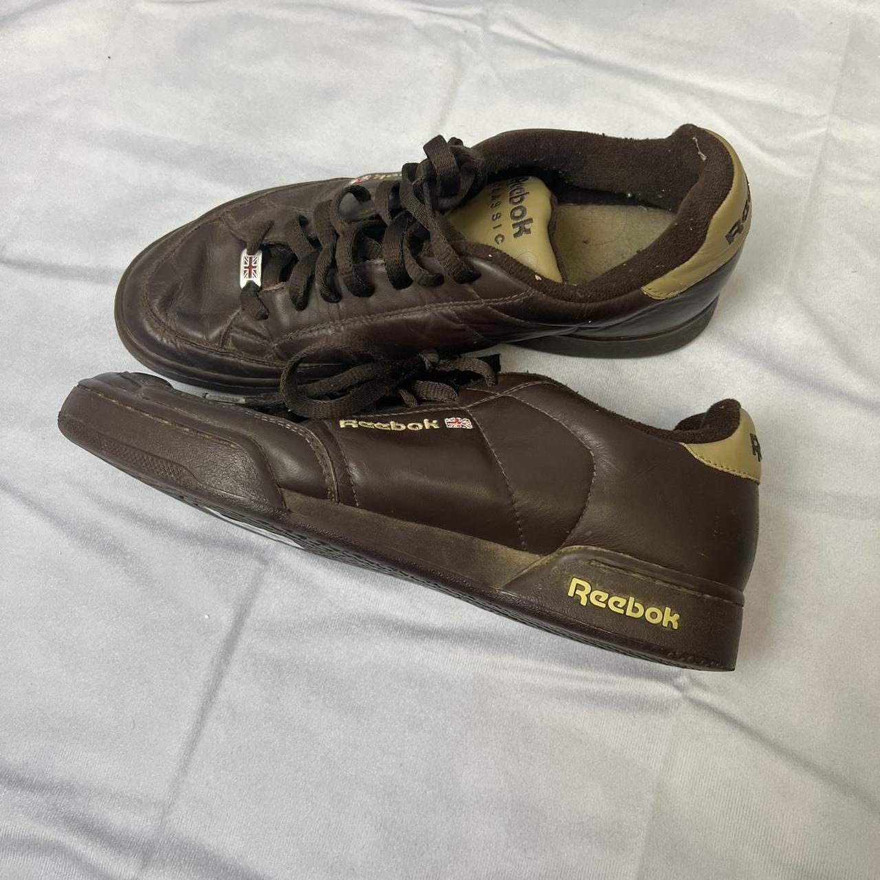 Brown Reebok Classic Trainers Size 7 1/2 These... - Depop