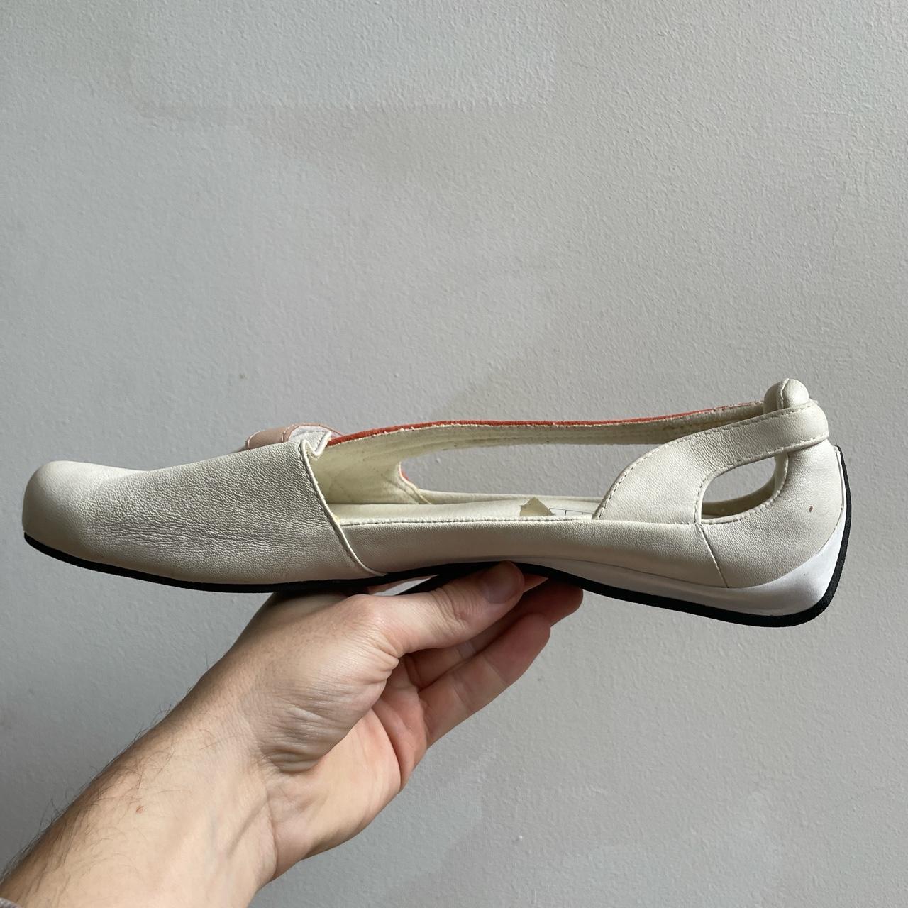 Puma ballerina pump White, red and pink Size... - Depop