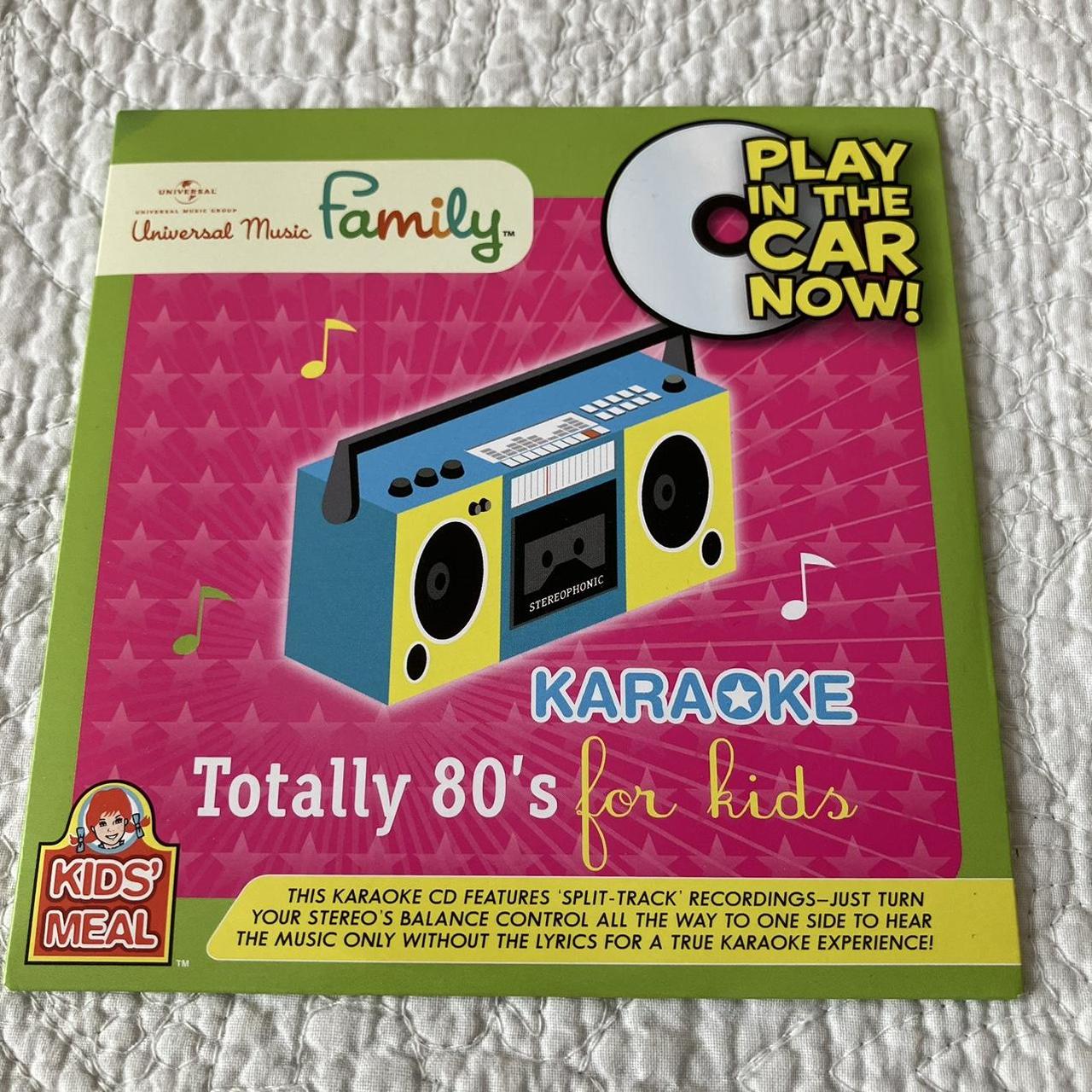 “Karaoke Totally 80’s for kids”, CD, 2010, Wendy’s... | Depop