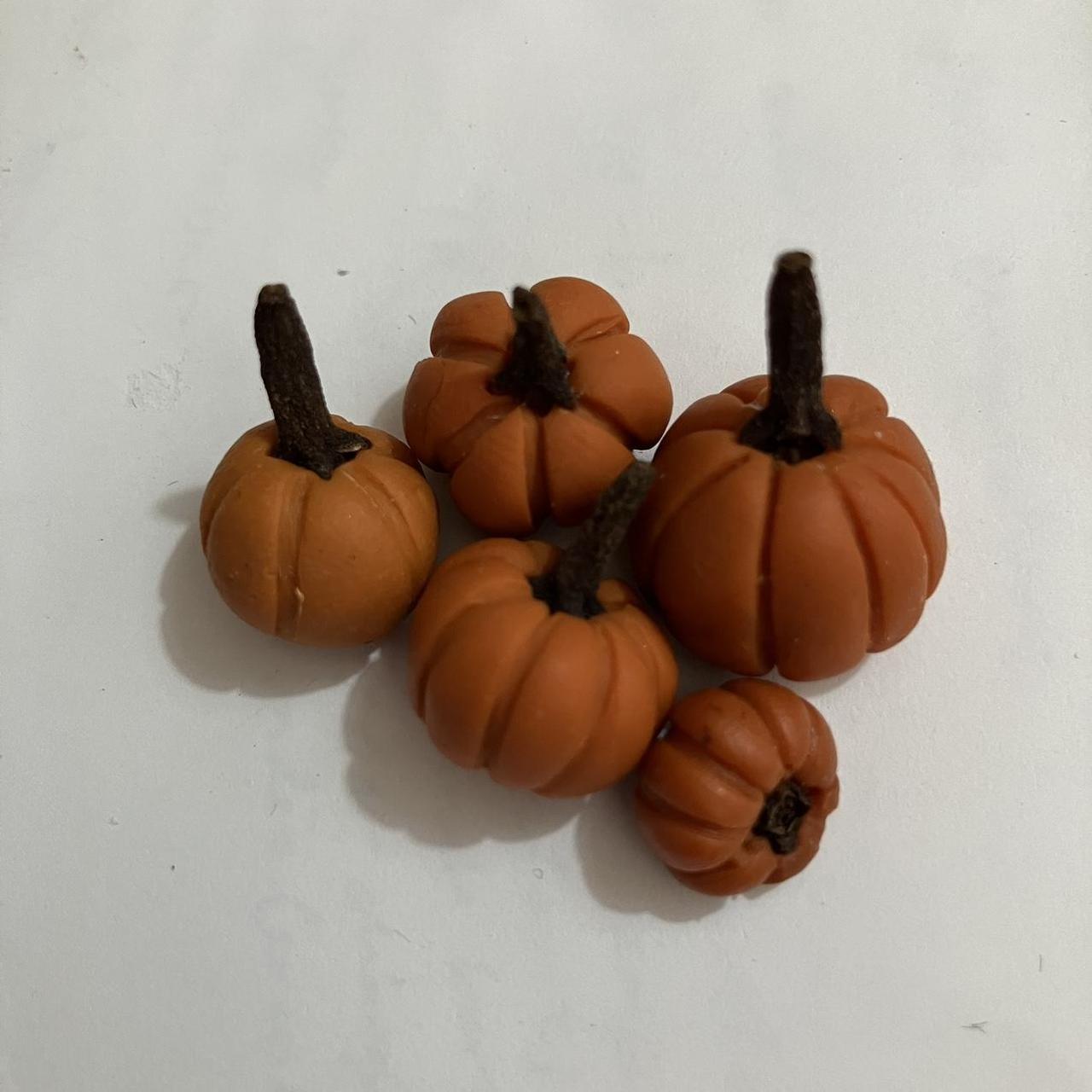 Bundle of miniature handmade Fimo pumpkins! BUNDLE... | Depop
