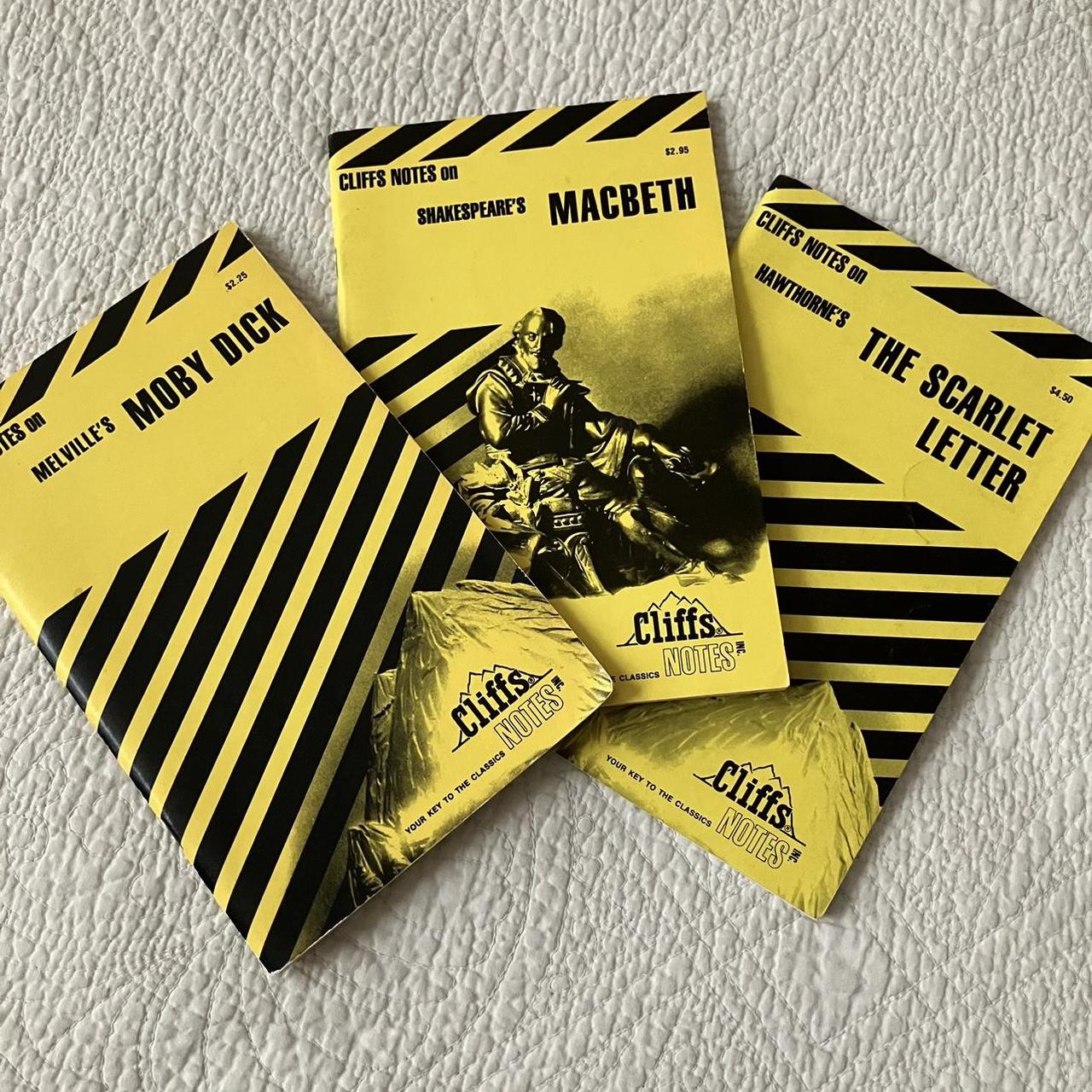 Set of (3) Cliff Notes books! Selling all together... - Depop