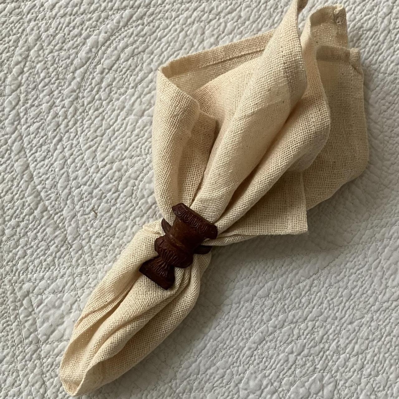 New with tag, “Pier One” metal urn napkin rings!... - Depop