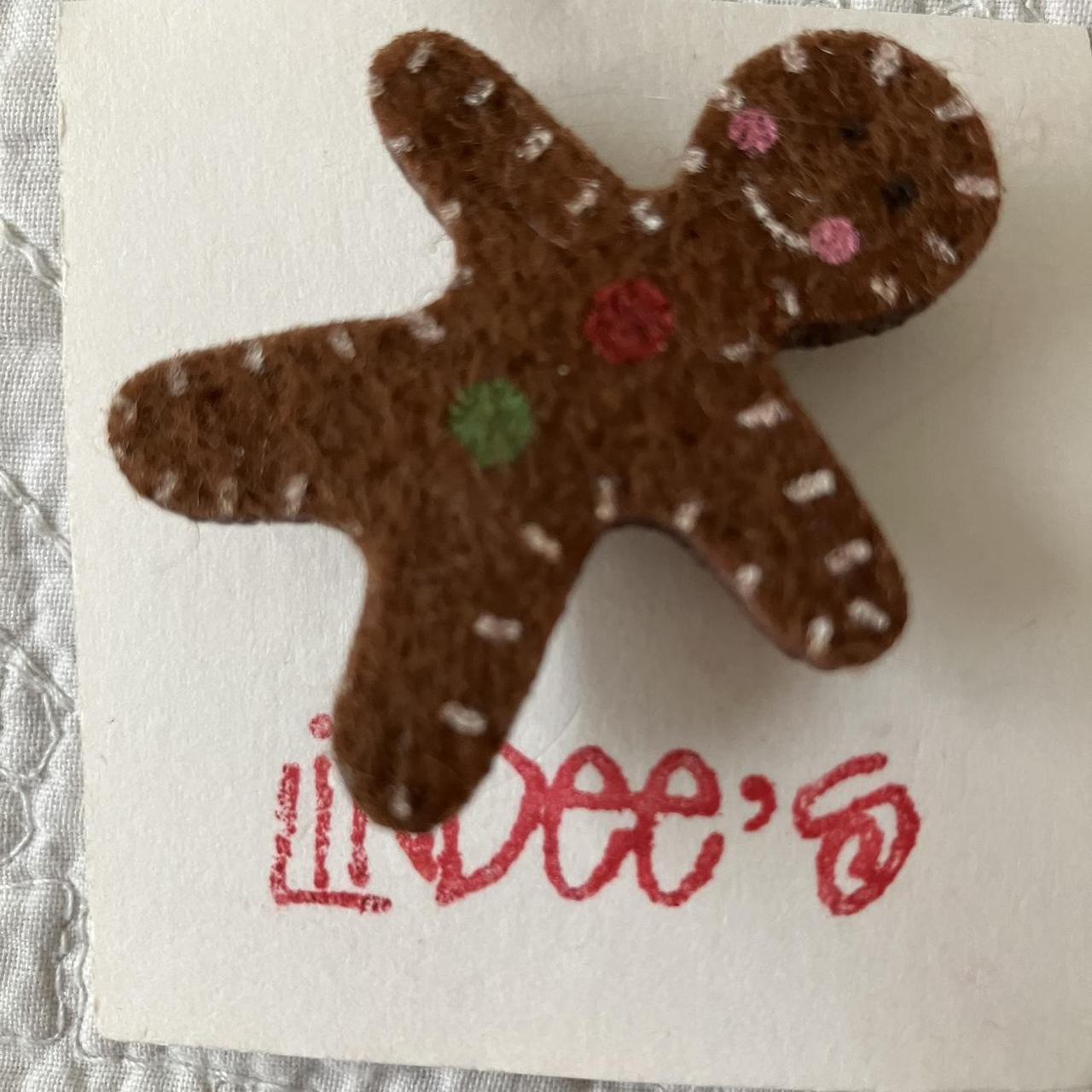 “Gingie” gingerbread man pin/brooch! Add some... | Depop