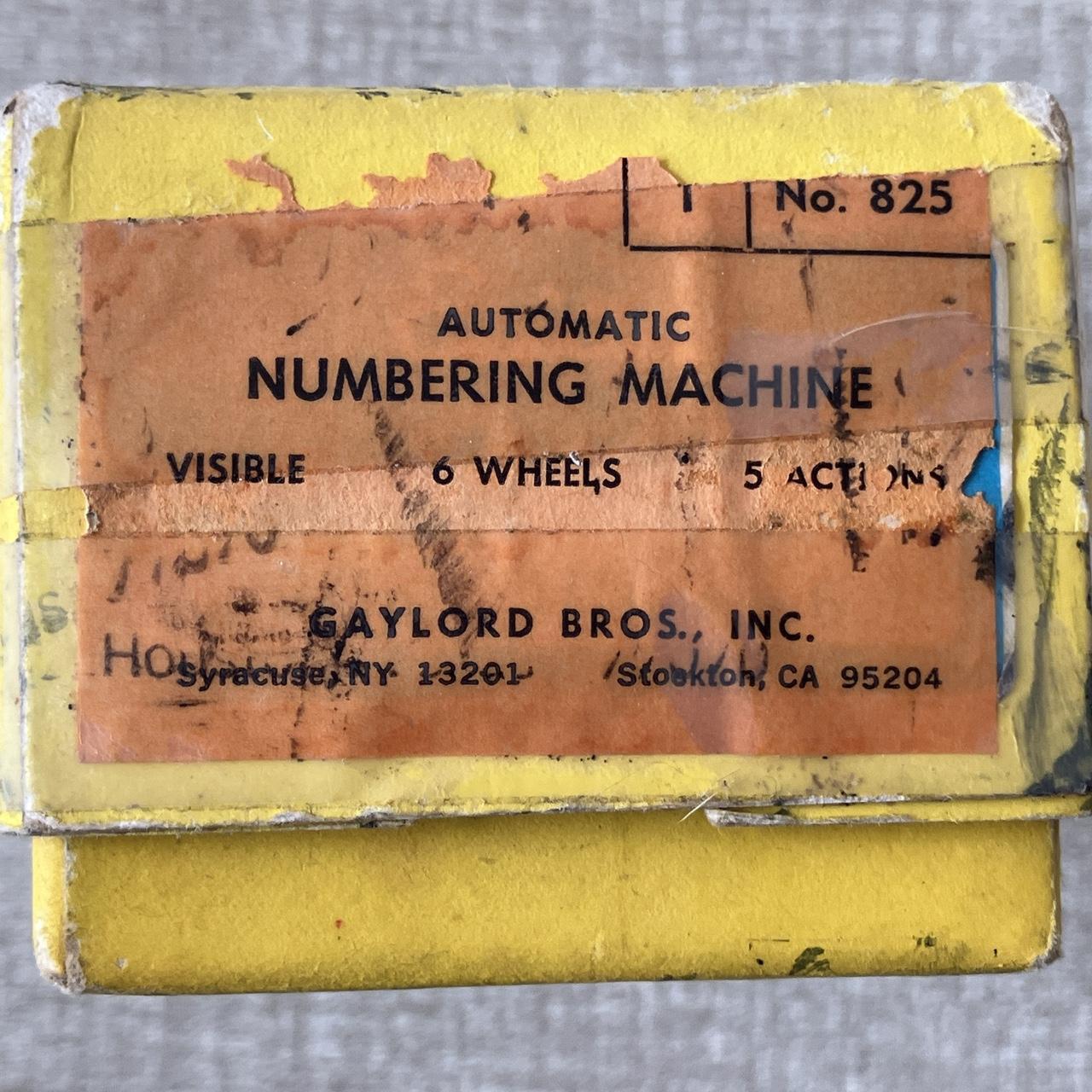 Vintage 1950s German-made mechanical numbering... | Depop