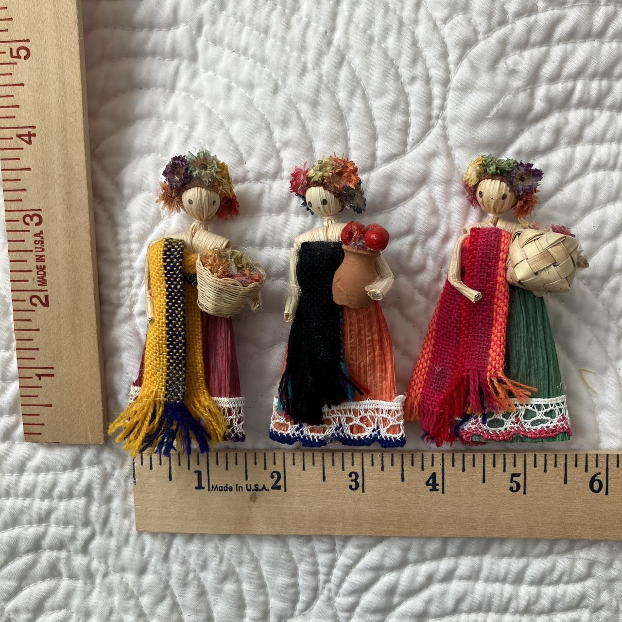 Set of 3 sweet Vintage Salvadoran handcrafted folk... | Depop