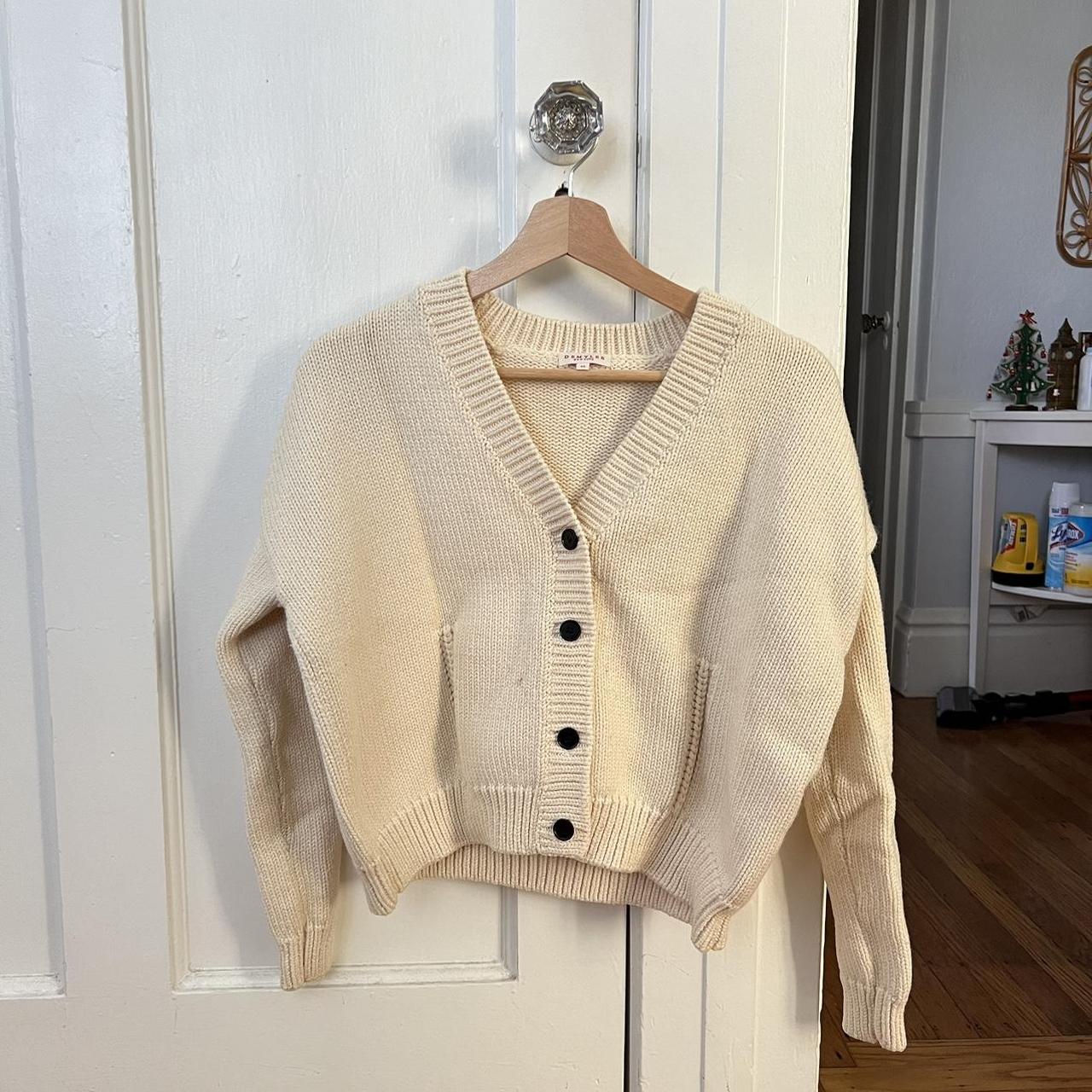 Off-white vintage cropped cardigan 🧸 -By the brand... - Depop