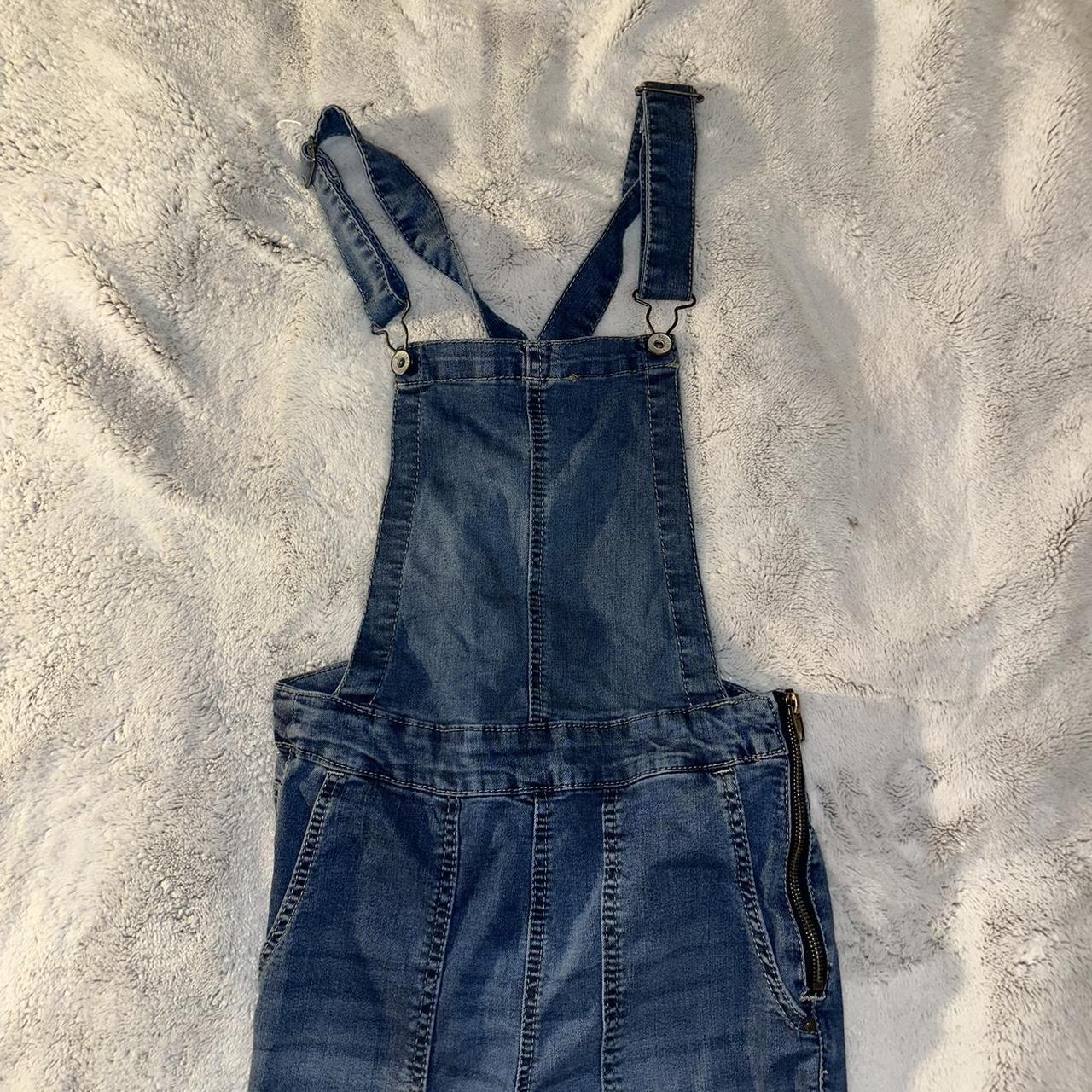 Y2k flared overalls - Depop