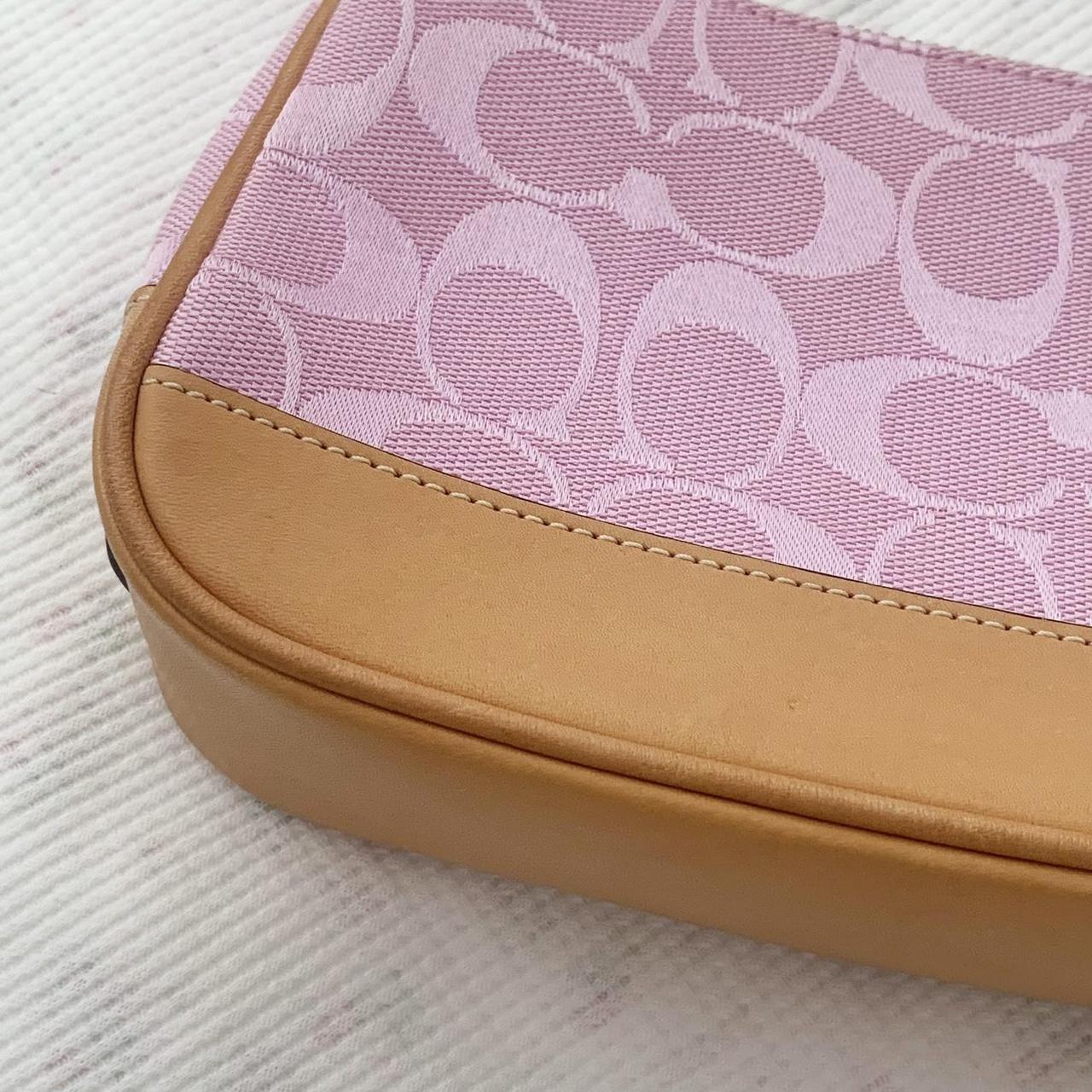 pink y2k coach demi shoulder bag in excellent... - Depop