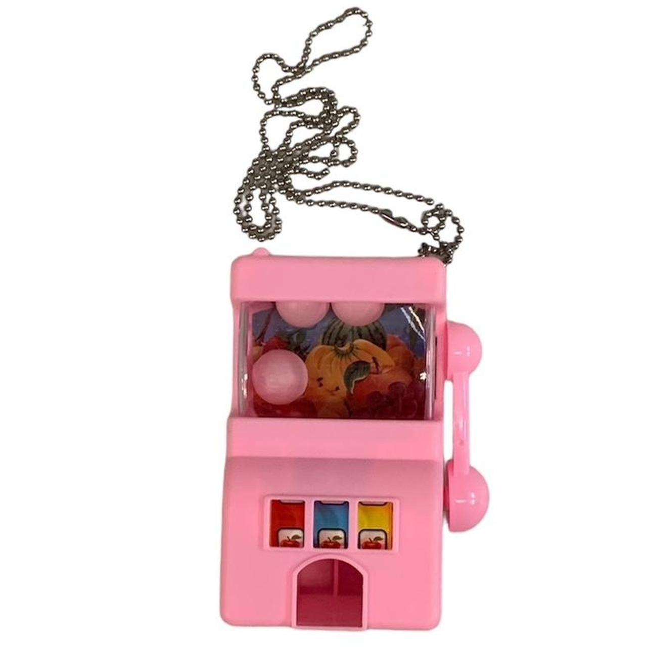 Pink Slot machine with working arm (dispenses the... - Depop