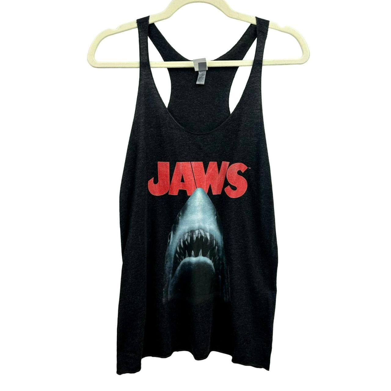 Jaws Movie Tank Top. Racerback Style. Scoop, Round... - Depop