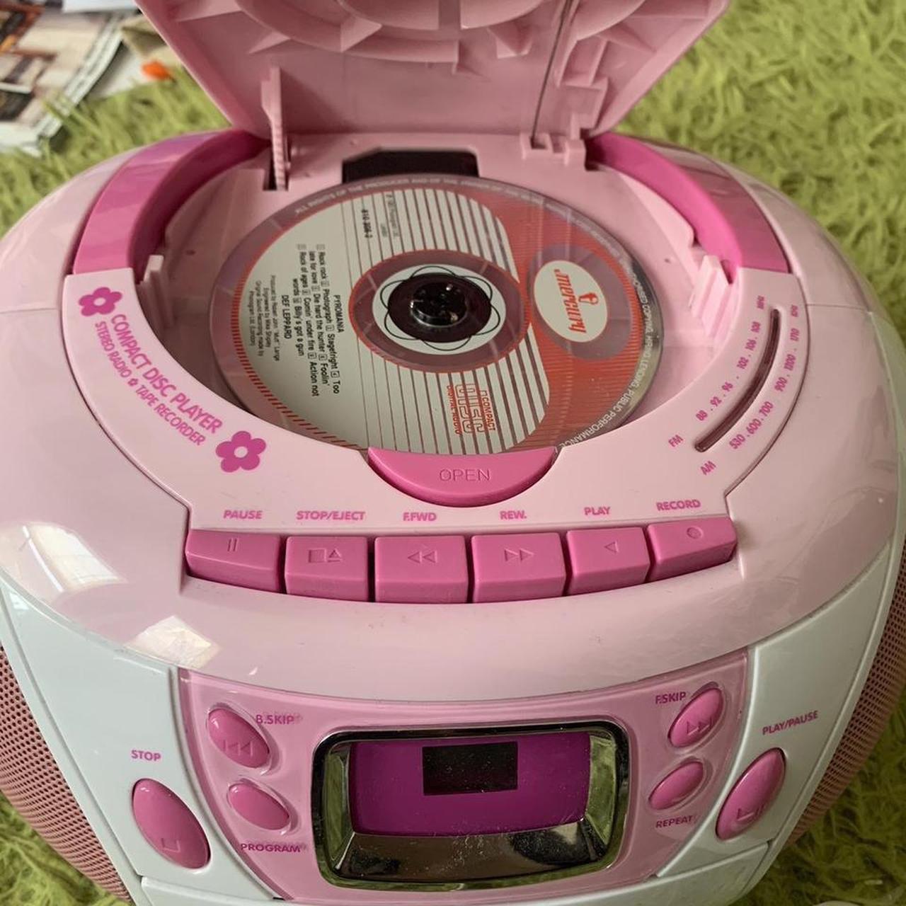 vintage hello kitty boom box works perfect and on... - Depop