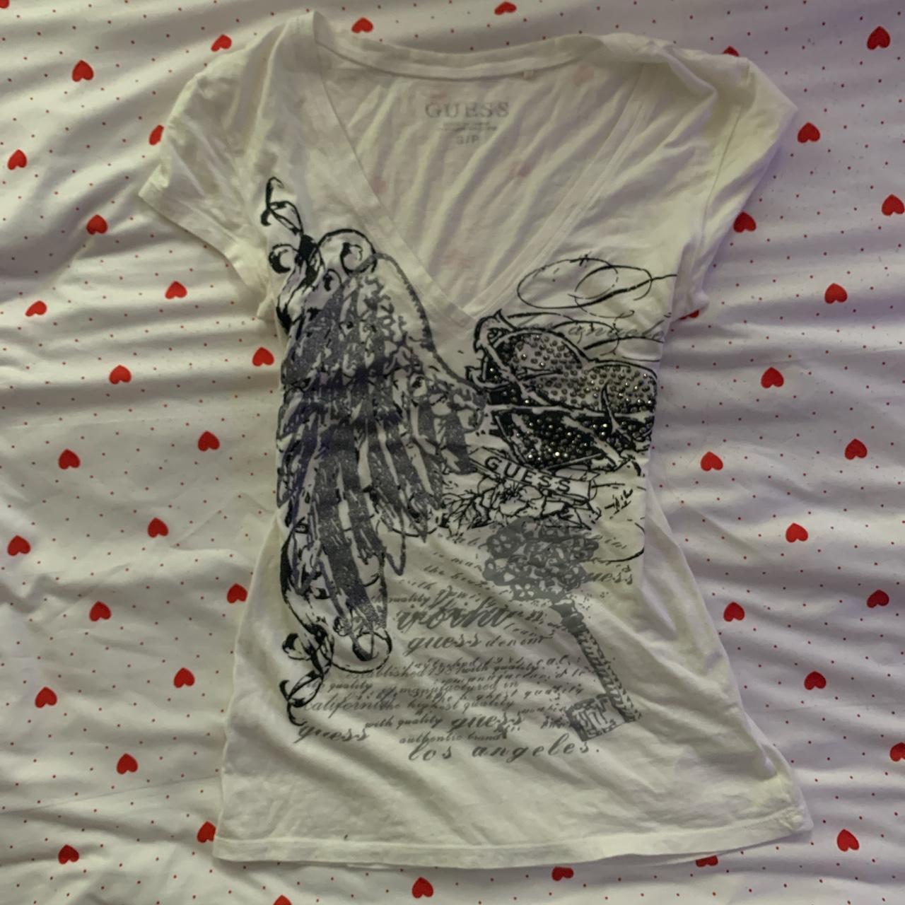 grunge tee sixe small ☠︎︎ measurements upon request... - Depop