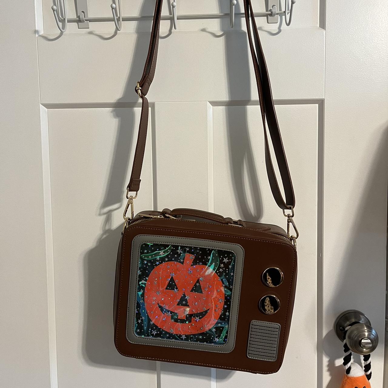 Backstitch Bruja Pumpkin TV Purse Perfect bag for... - Depop