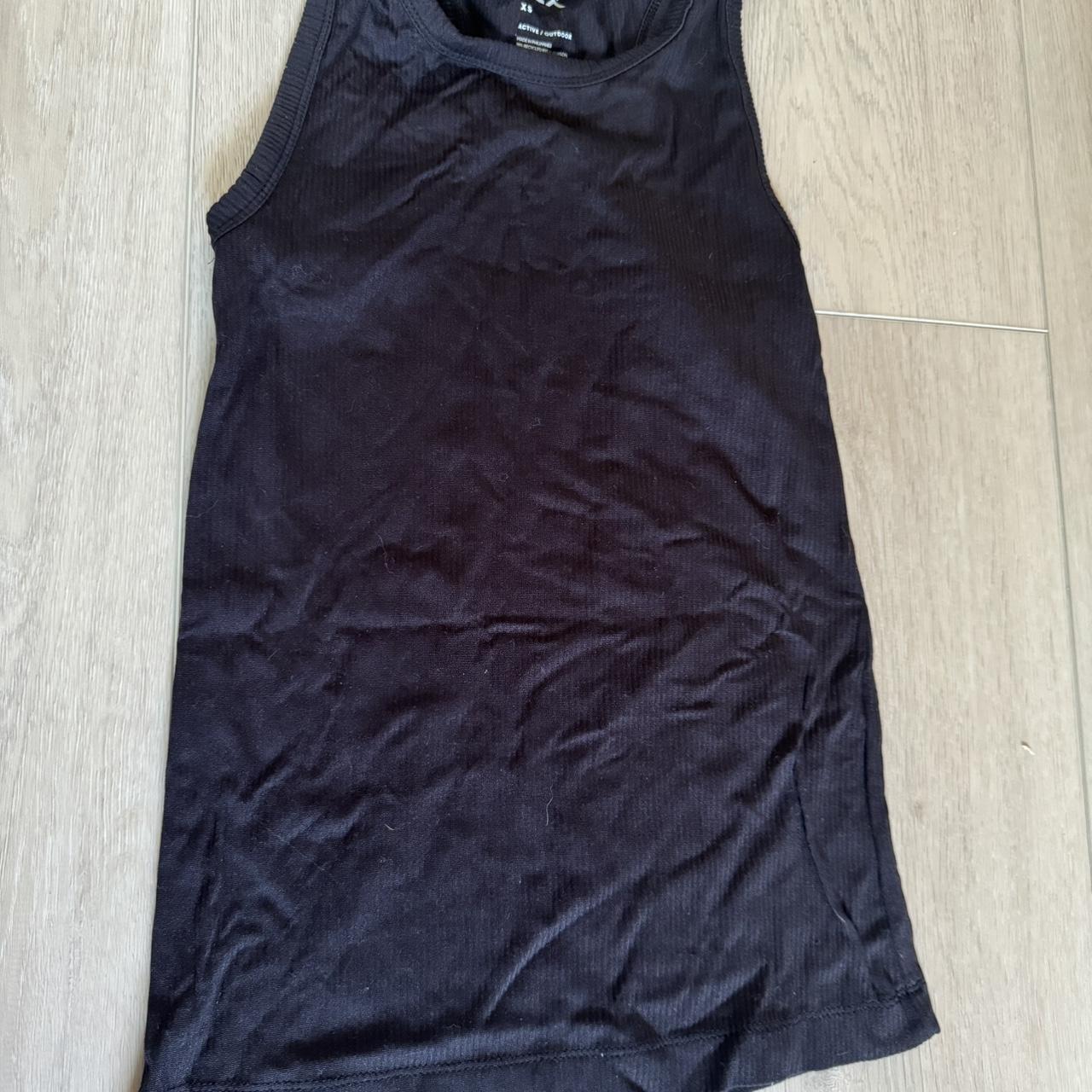 Black FLX ribbed workout tank top Size xs - Depop